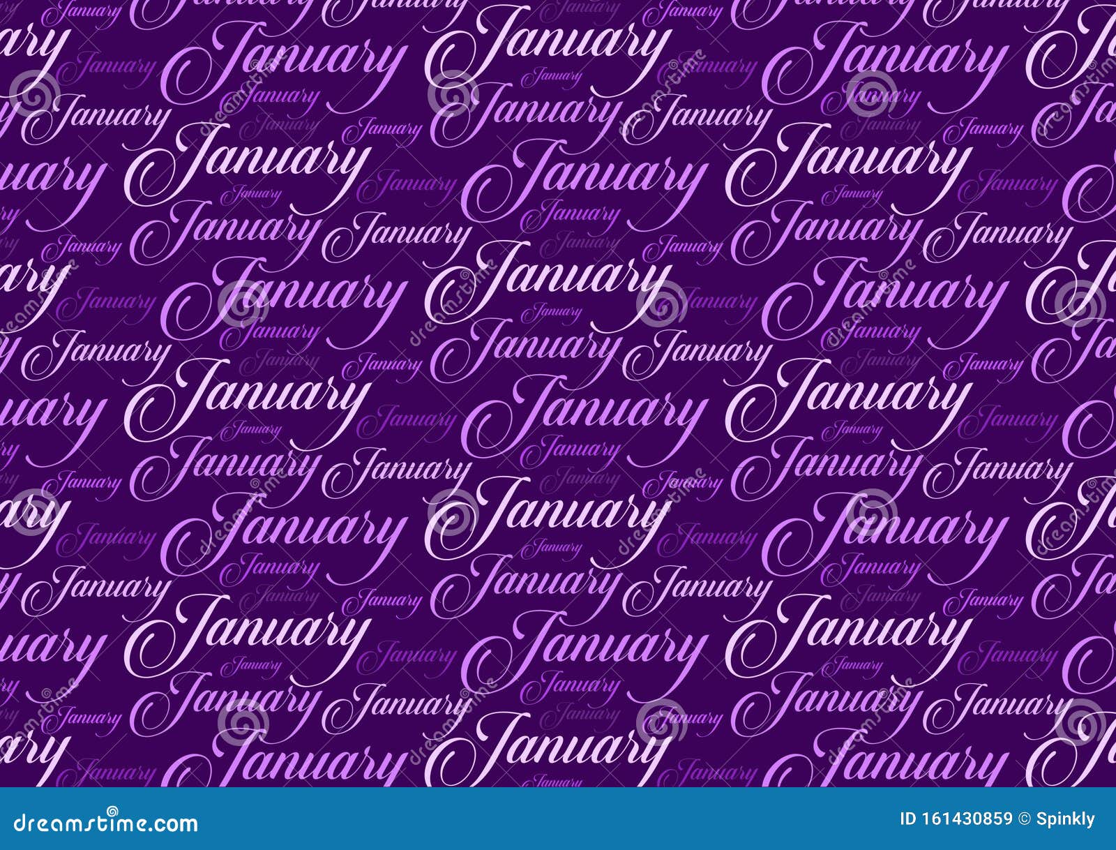 Month of January Text Pattern Wallpaper Stock Illustration ...