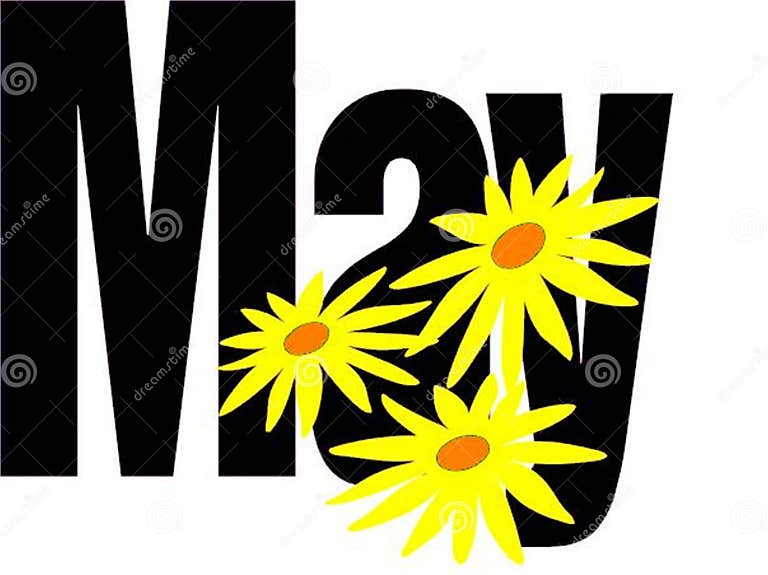 Month of may stock illustration. Illustration of month - 1908250