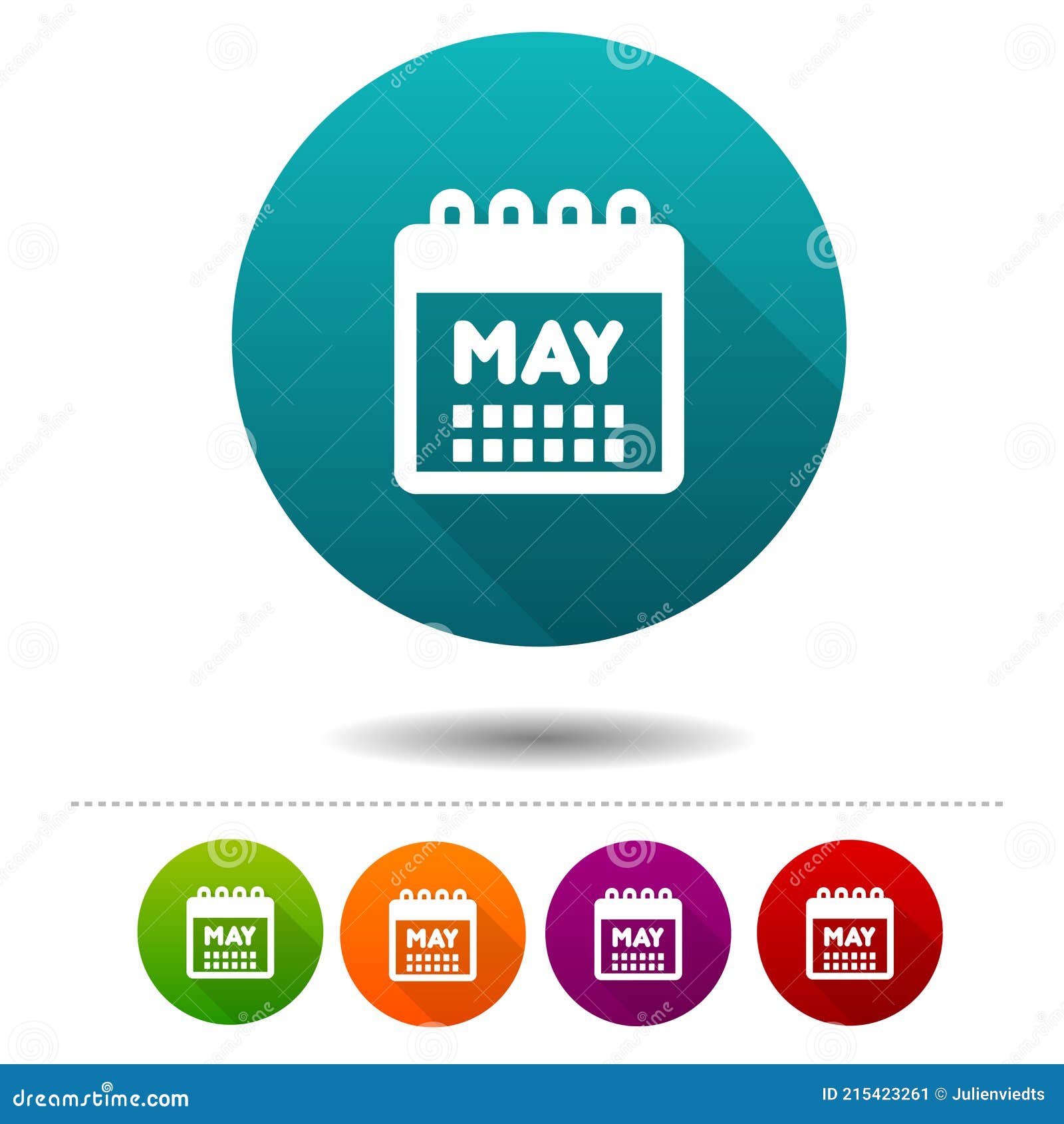 Month May Icon. Calendar Symbol Sign Stock Illustration - Illustration ...