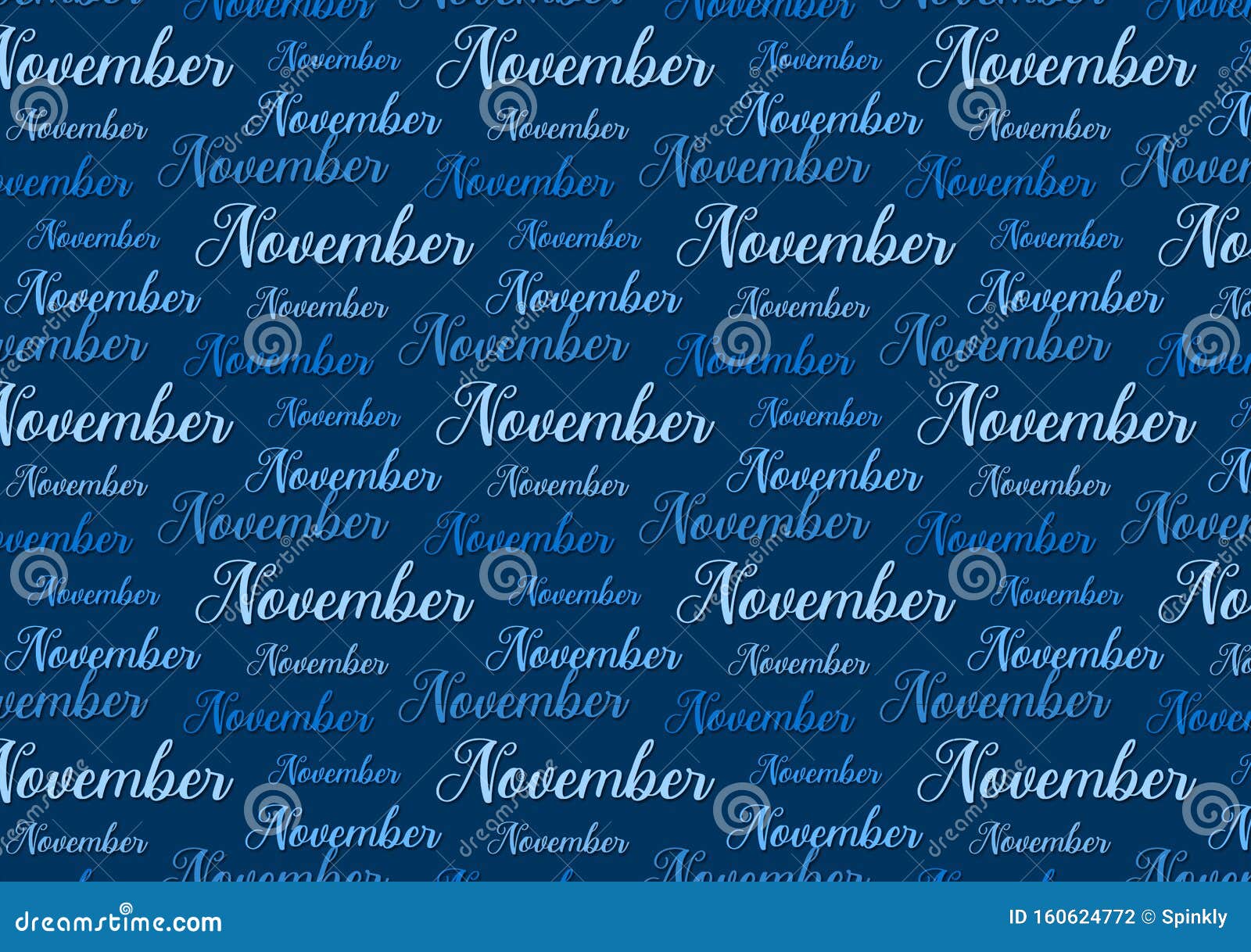Month of November Text Pattern Wallpaper Stock Photo - Image of color ...