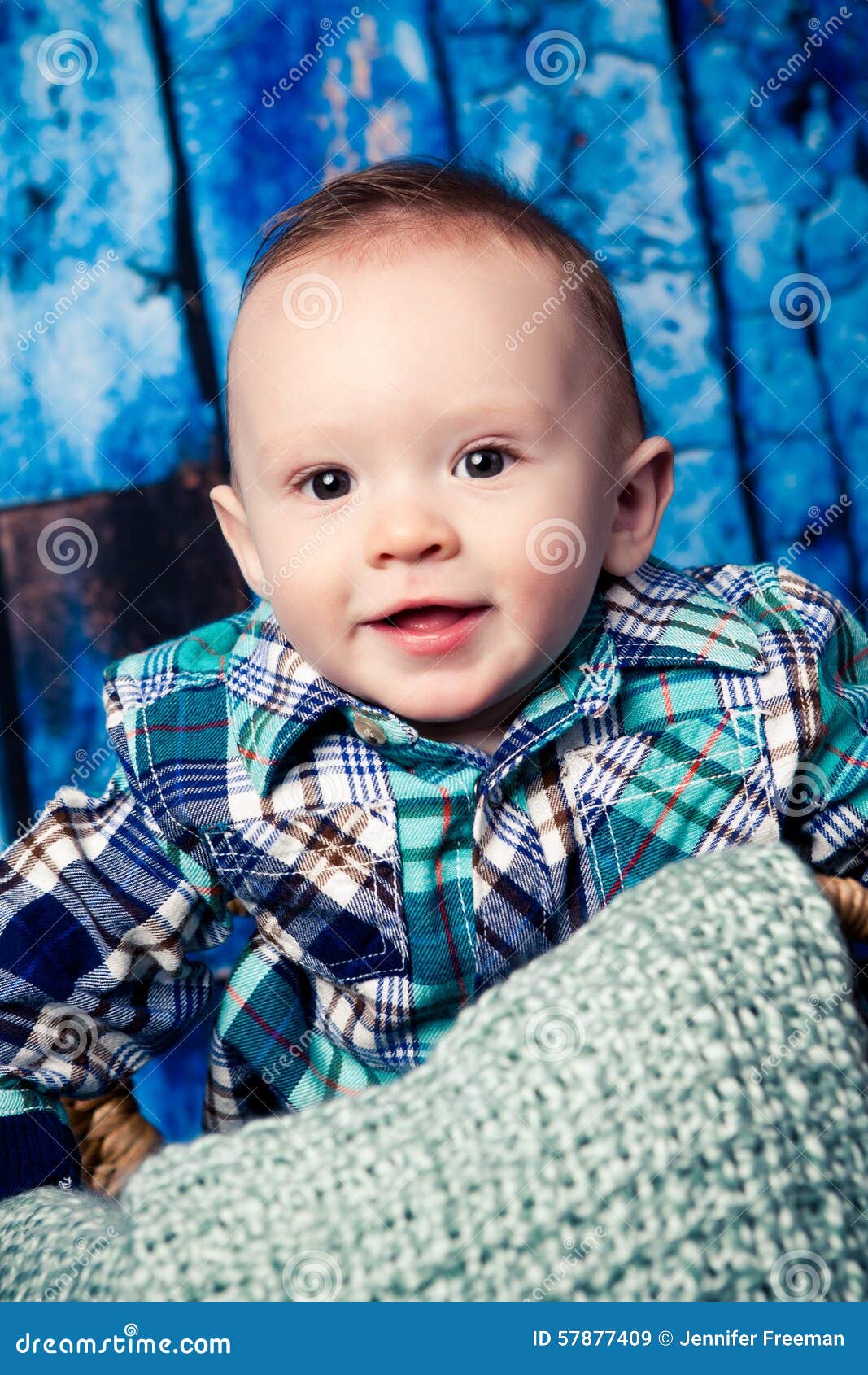 7 Month Old Baby Boy stock image. Image of baby, smiling - 57877409