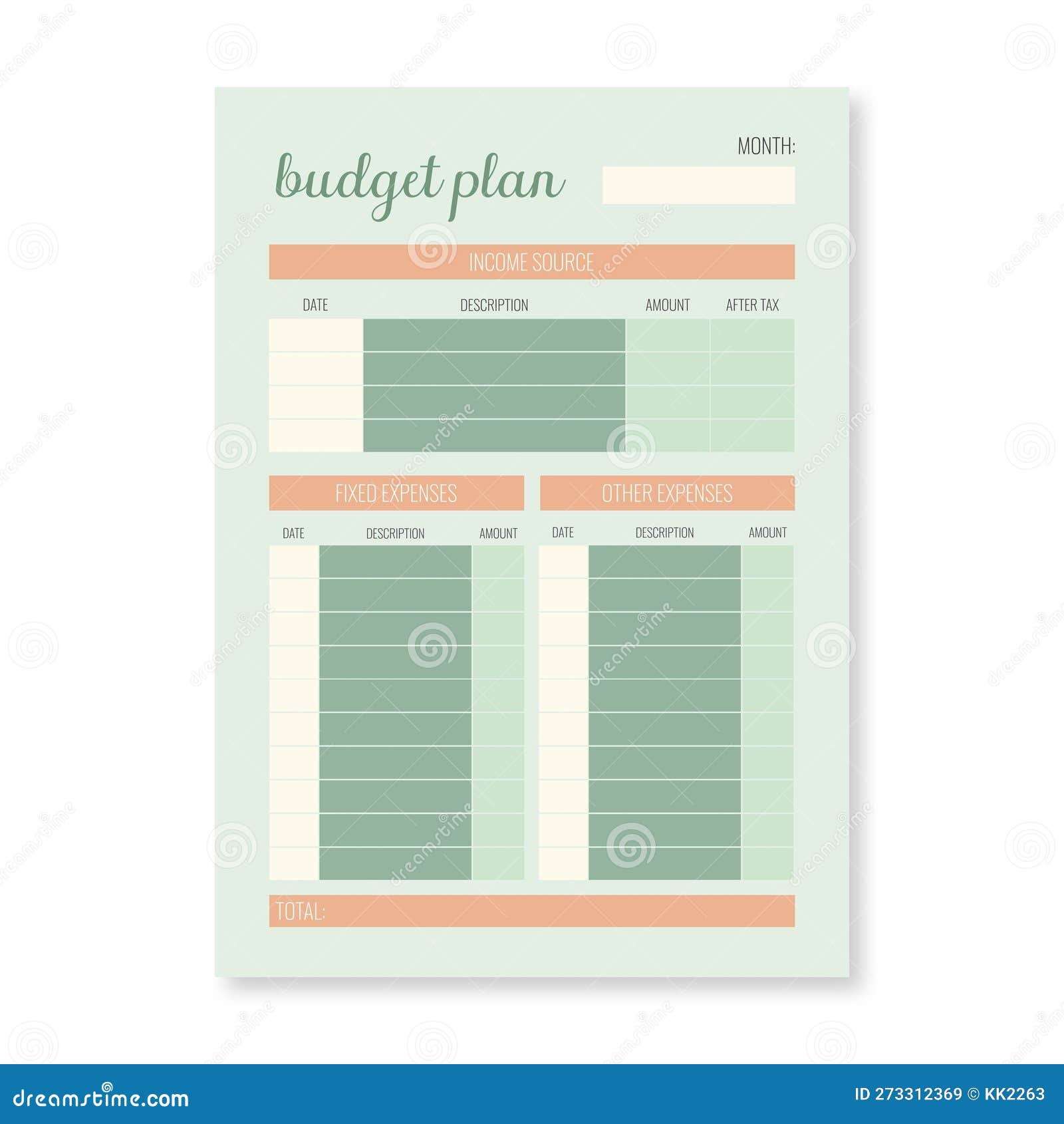 Monthly Budget Planner Template For Print. Printable Budget Planner ...