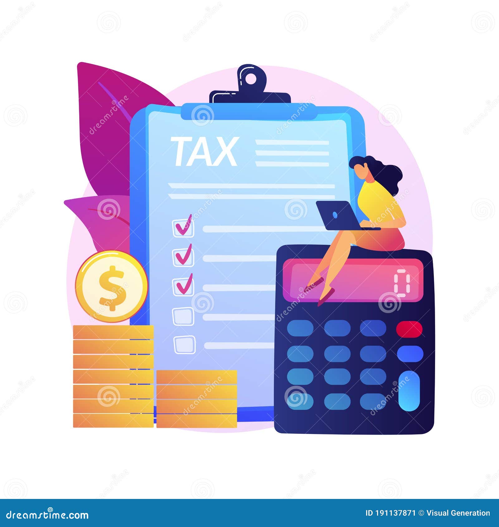 Monthly Expense Planning Vector Concept Metaphor Stock Vector ...
