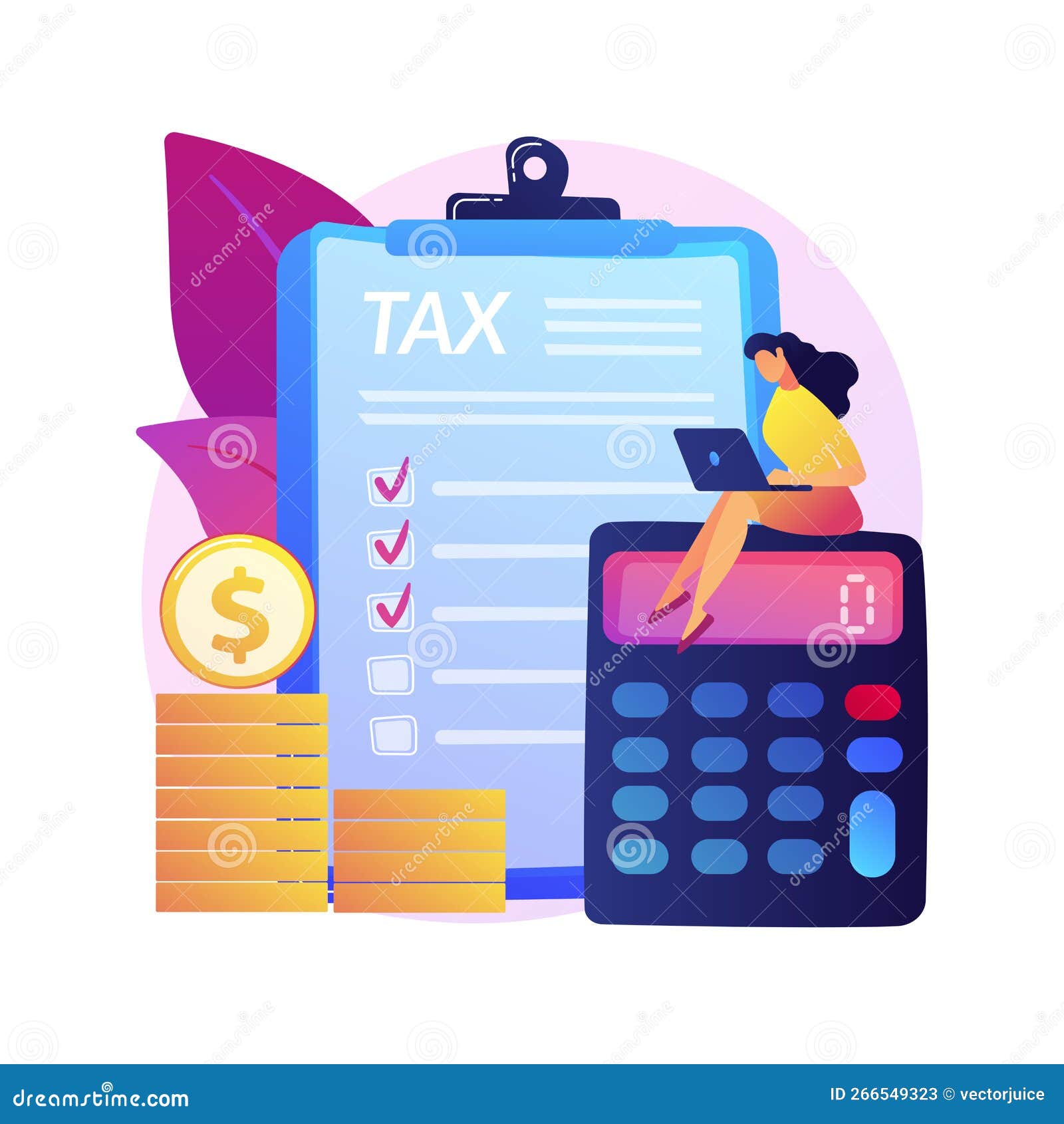 Monthly Expense Planning Vector Concept Metaphor Stock Vector ...