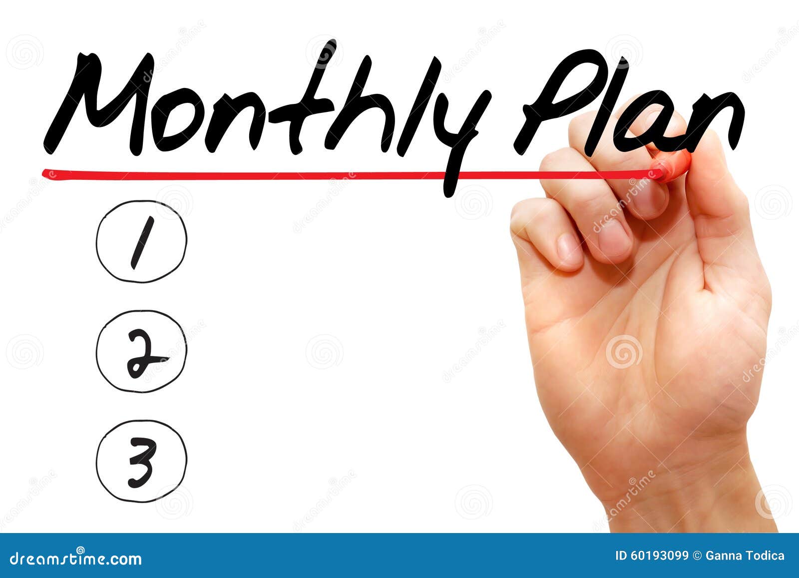 Monthly plan stock image. Image of marketing, concept - 60193099