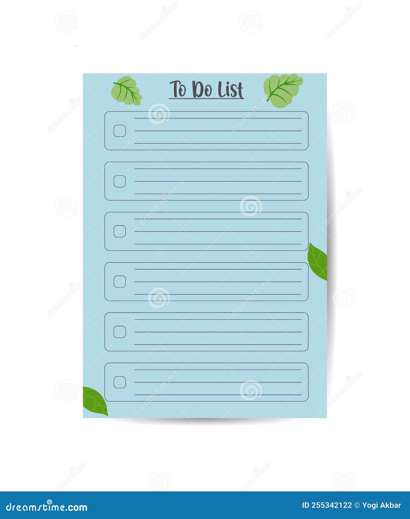Monthly Planner To Do List, Notes. Vector Illustration Stock ...