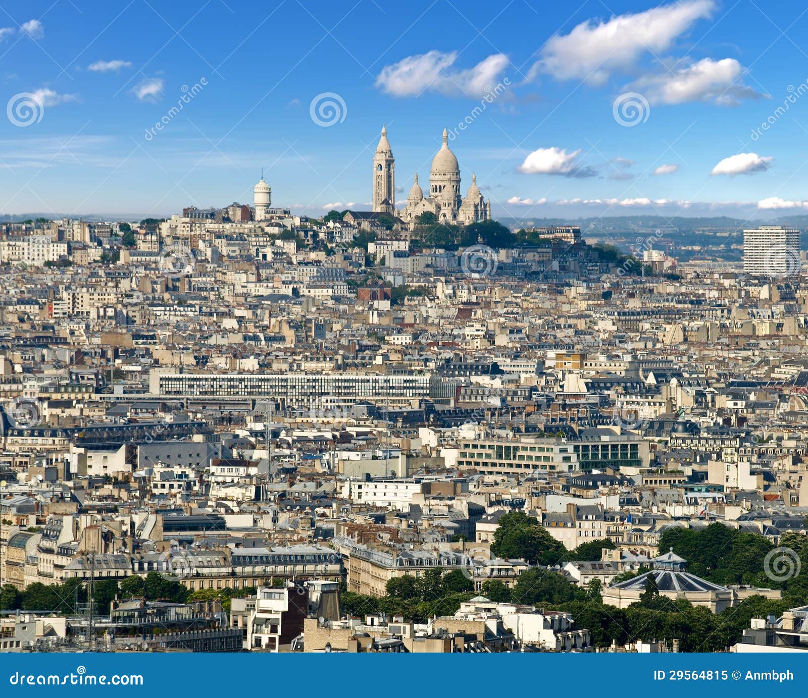 Montmartre de Tour Eiffel image stock. Image du panorama - 29564815 Montmartre de Tour Eiffel image stock. Image du panorama - 29564815