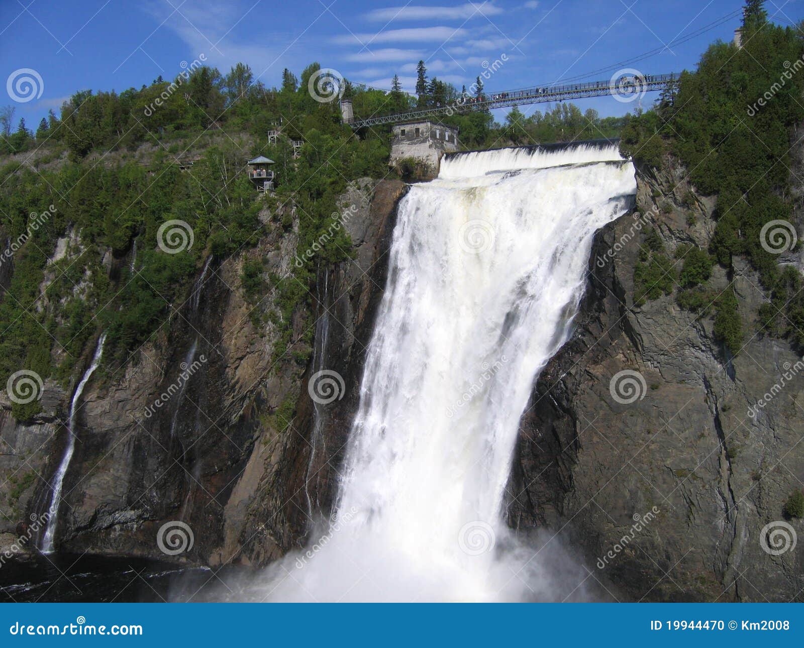Montmorency Falls stock photo. Image of quebec, waterfall - 19944470