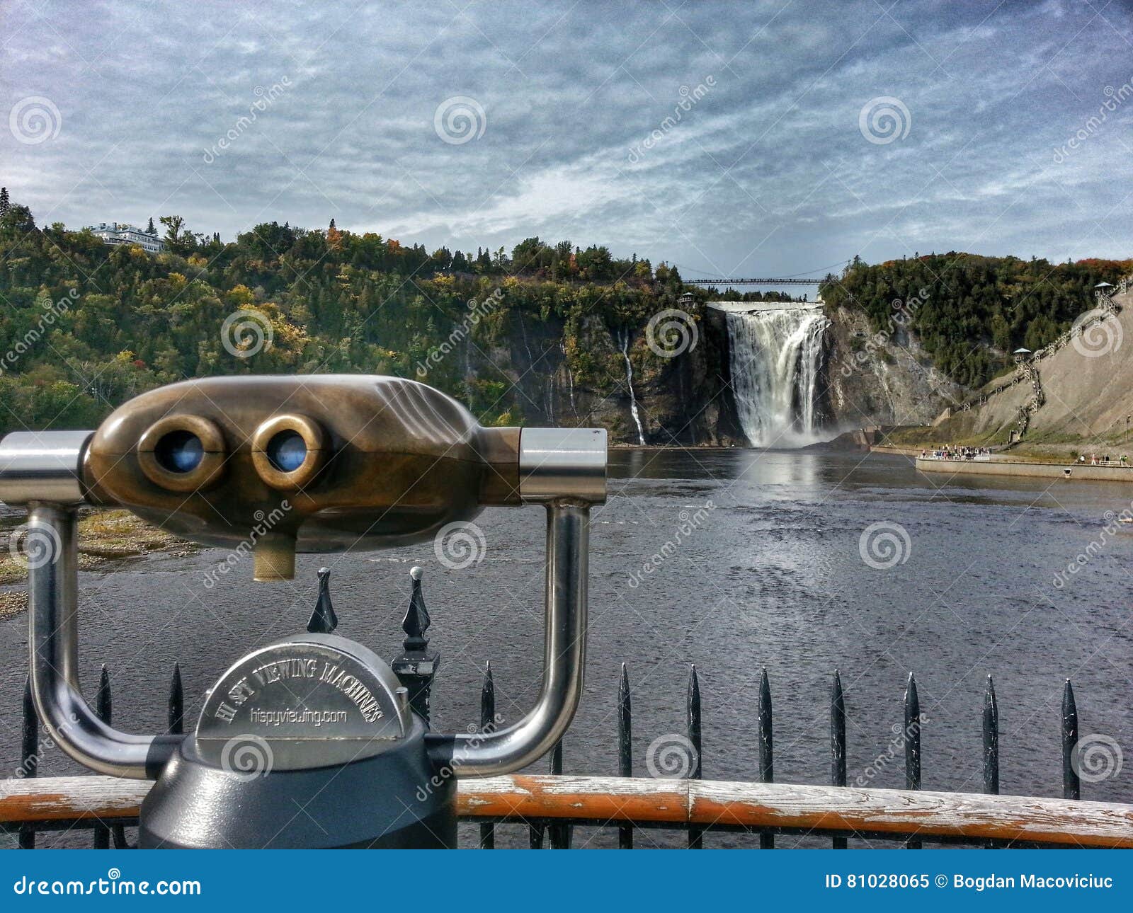 Montmorency Falls Canada Quebec Editorial Image - Image of canada ...