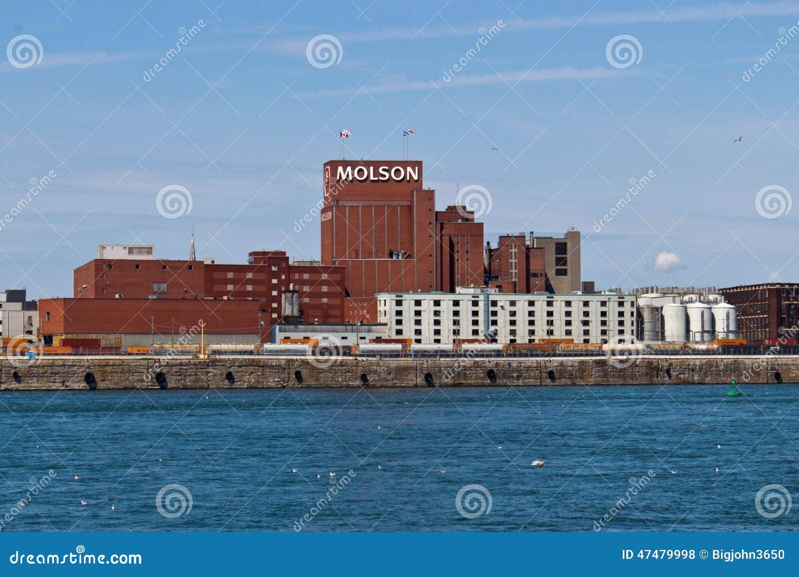 MONTREAL, CANADA - August 24, 2013: the Molson Brewery at the O ...