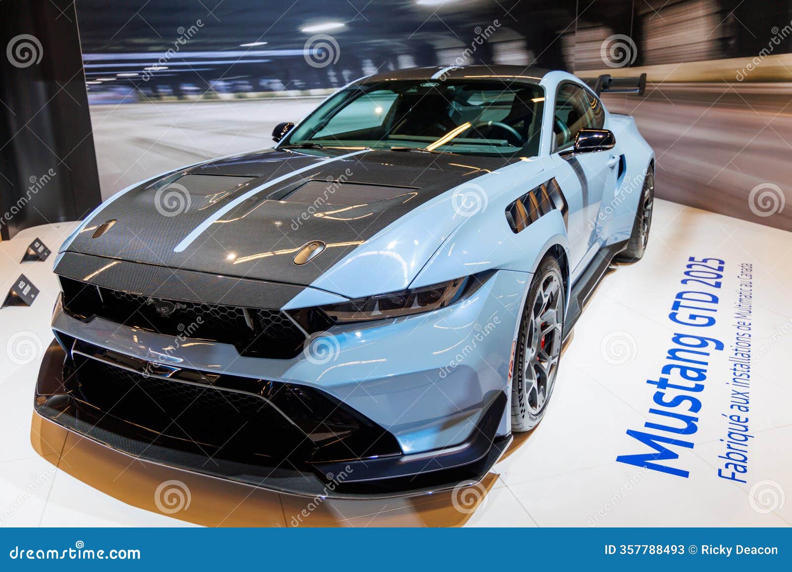 Montreal, Canada - Circa 2025: 2025 Ford Mustang GTD Editorial Stock ...