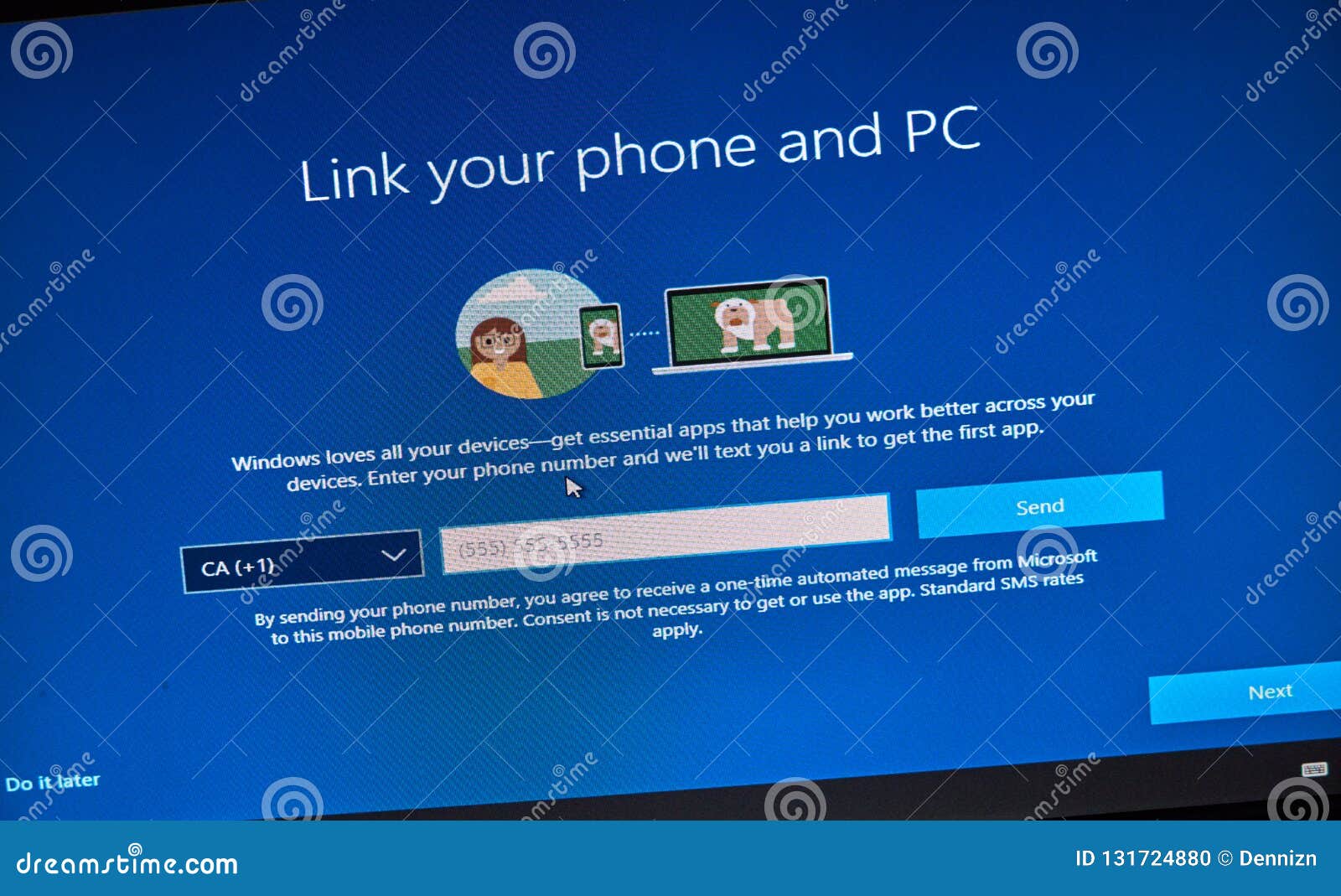 MONTREAL, CANADA - NOVEMBER 8, 2018: Windows OS Installation and ...
