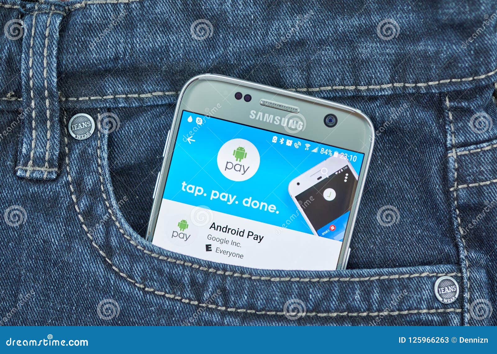 Google Pay Mobile Application on Screen of Samsung Editorial Stock ...