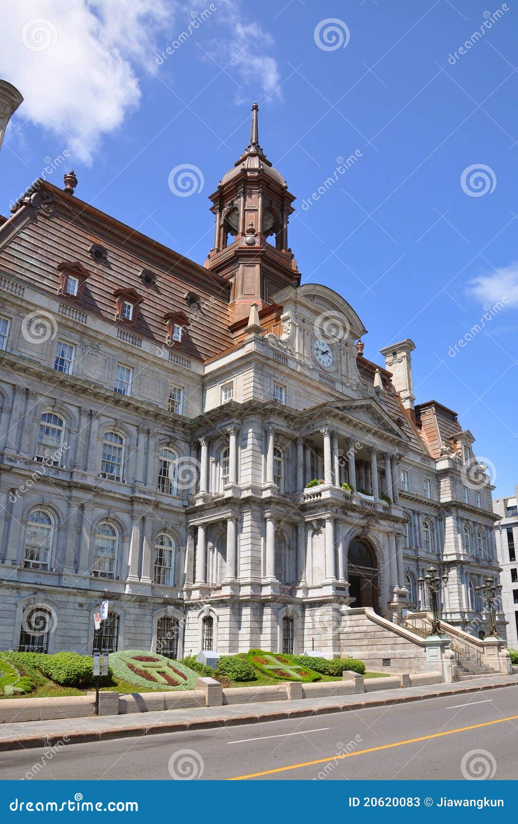 Montreal City Hall stock image. Image of hall, canada - 20620083