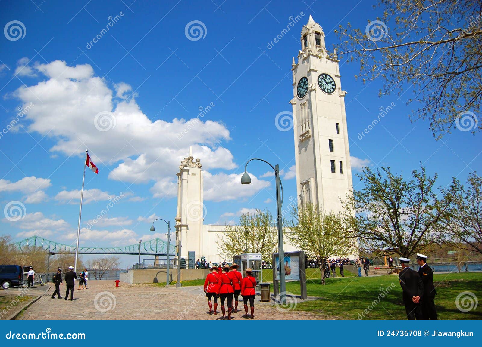 Montreal Clock Tower, Old Montreal, Canada Editorial Stock Photo ...
