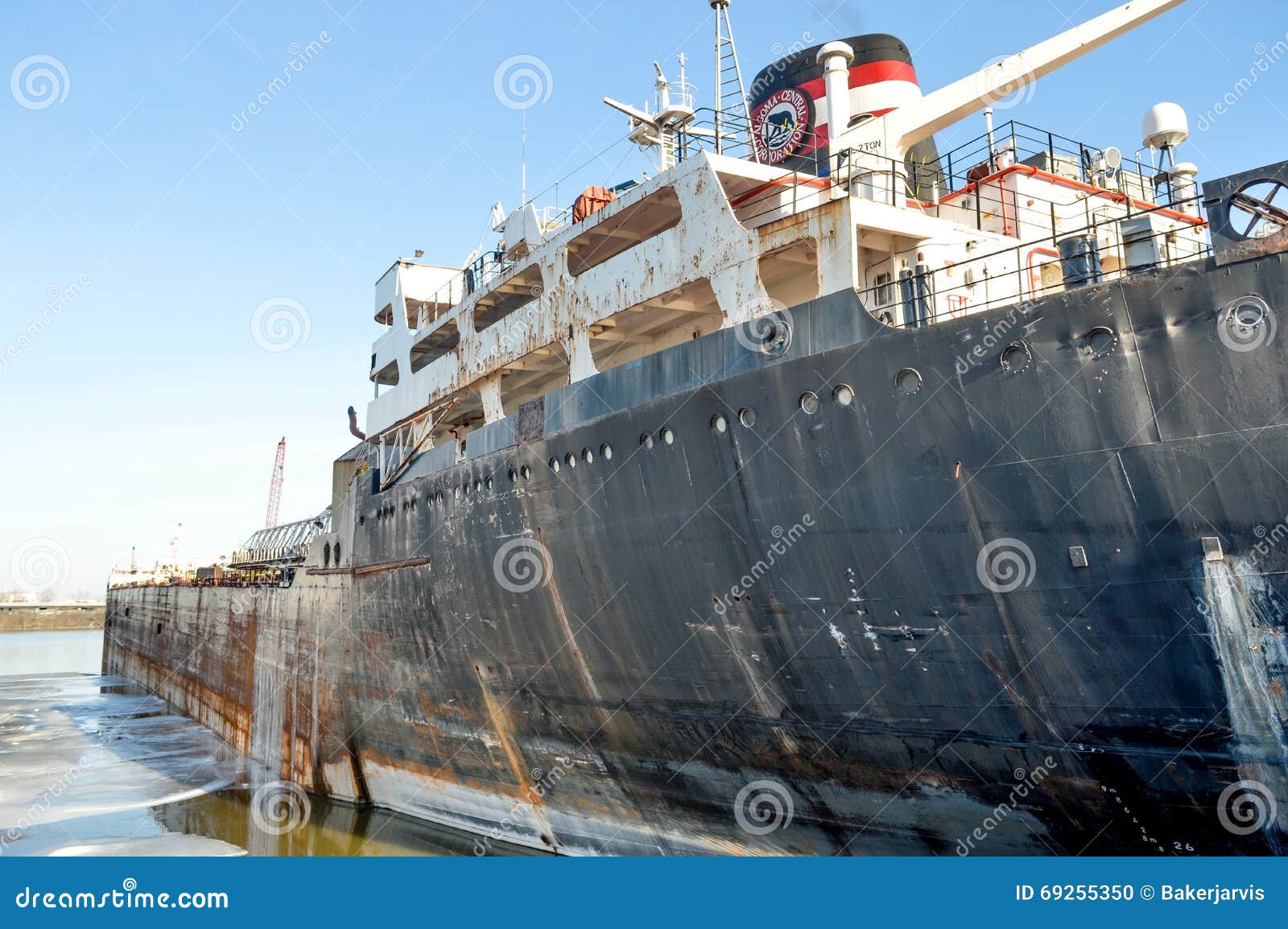 Rusted Old Ship Wreck Located In The Museum Of Tallinn. Editorial Image ...