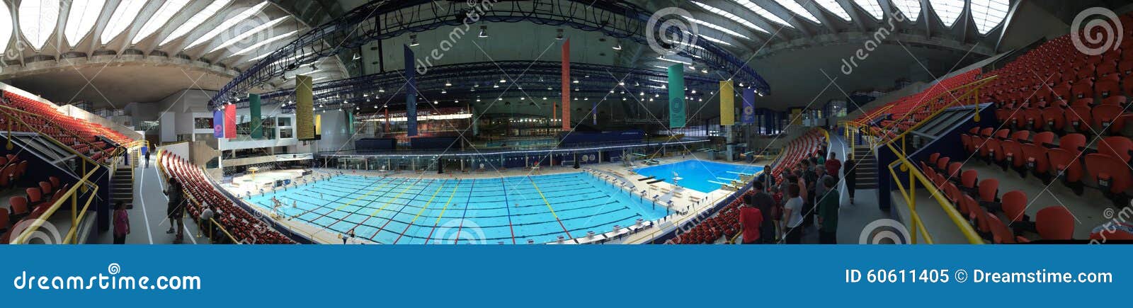 Montreal Olympic Stadium Pool Panorama Editorial Image - Image of pool ...