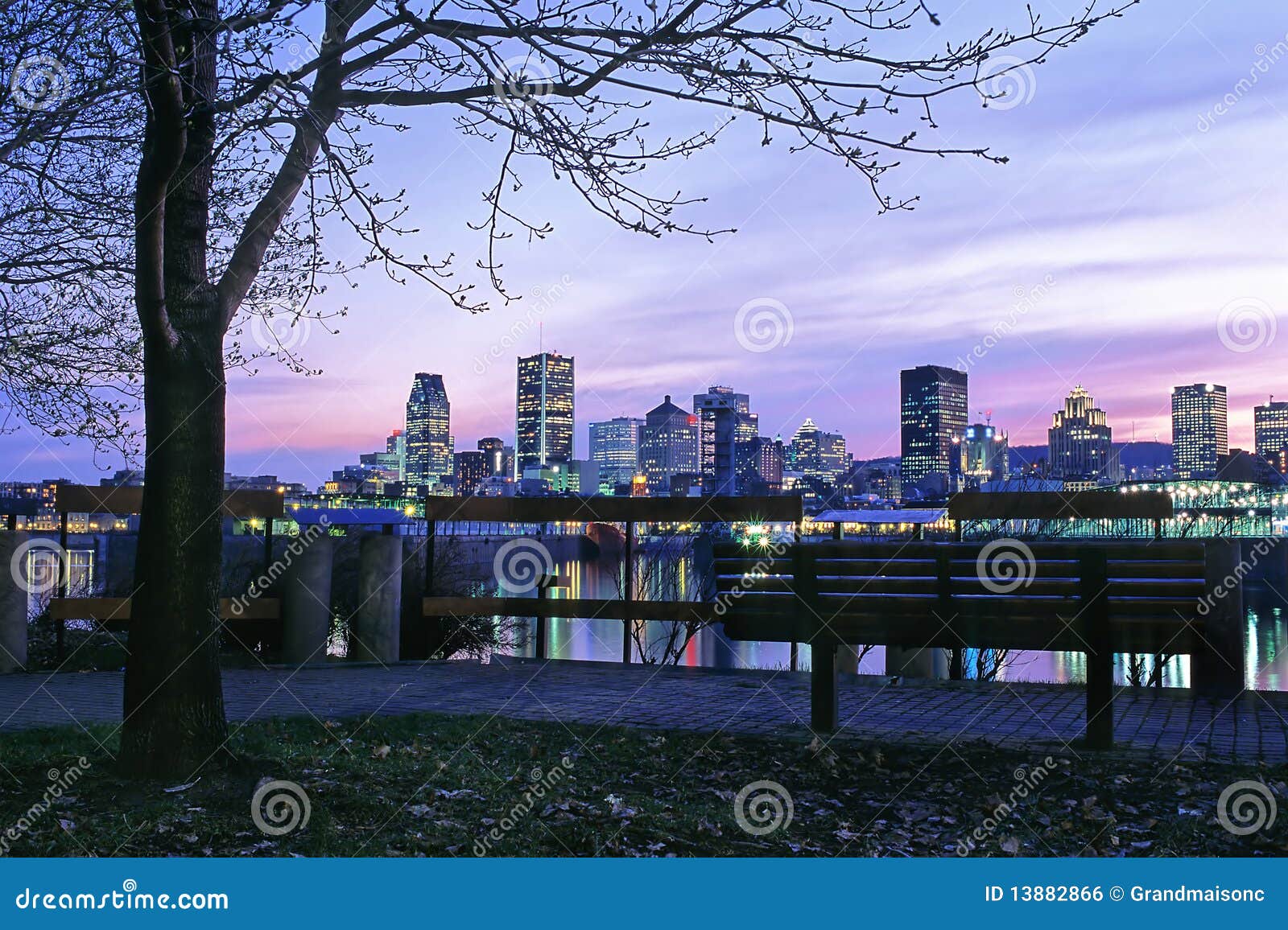 Montreal port and skyline stock photo. Image of cloudscape - 13882866