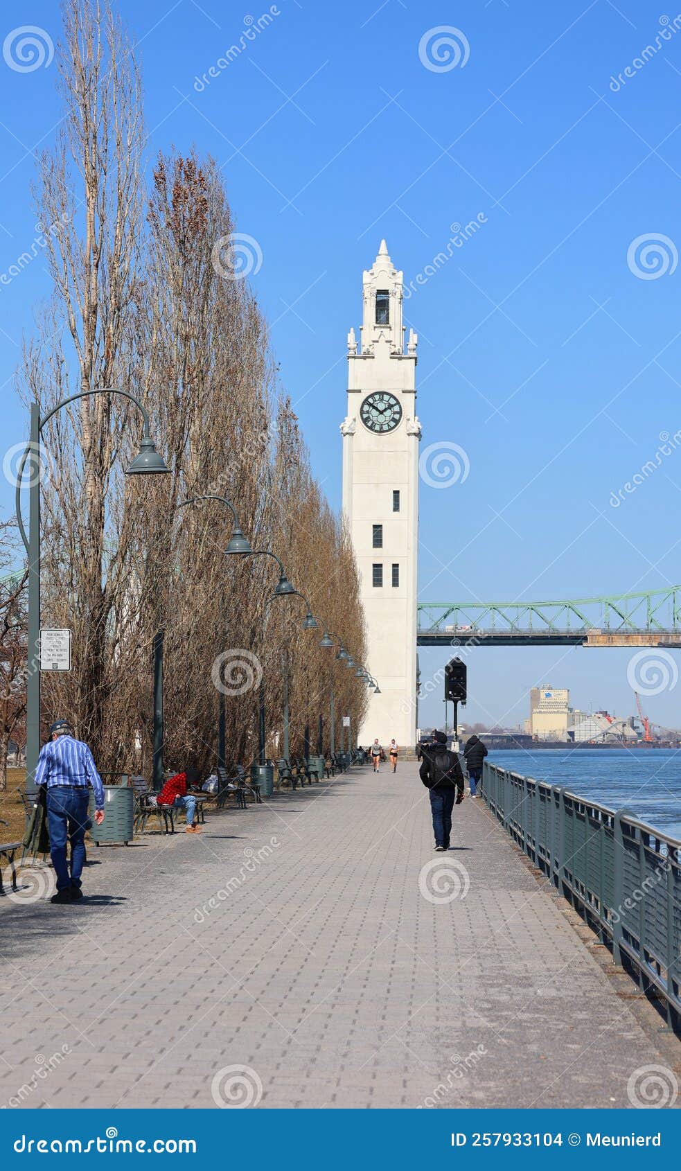 Clock Tower in Old Port in Montreal in Canada Editorial Stock Image ...