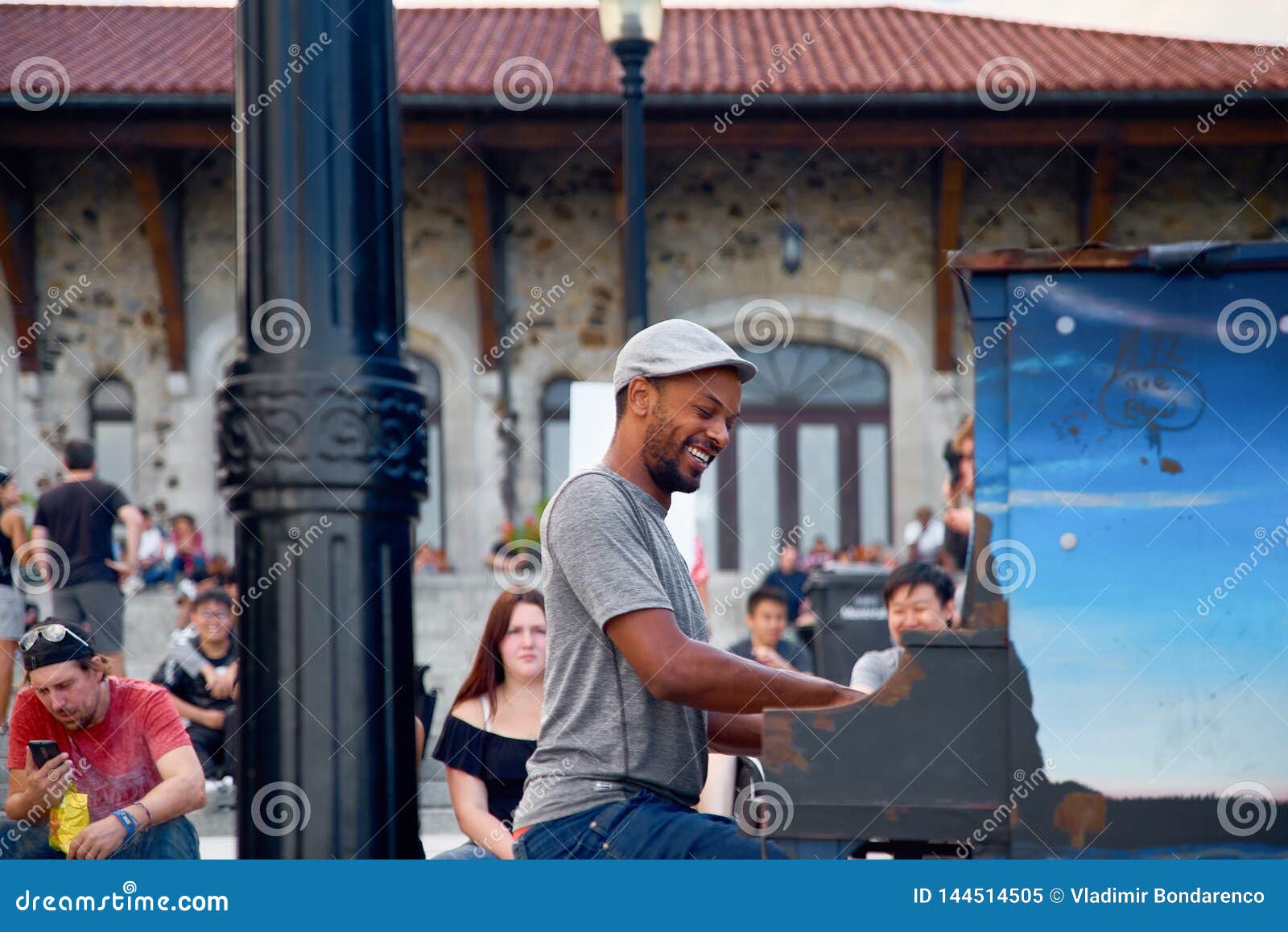 Montreal, Quebec, Canada, September 01, 2018: an Impromptu Performance ...