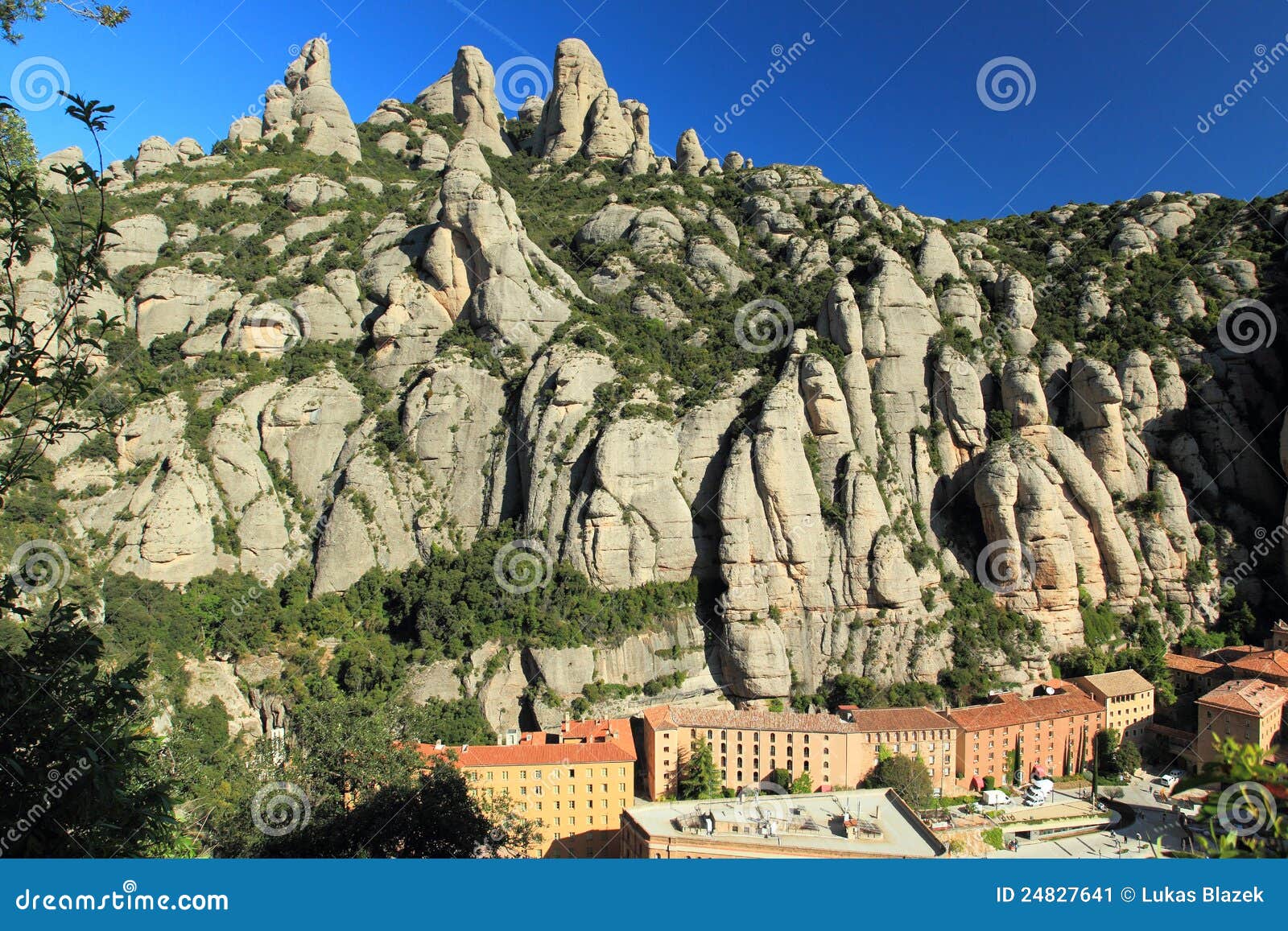 Montserrat stock image. Image of nature, jagged, building - 24827641