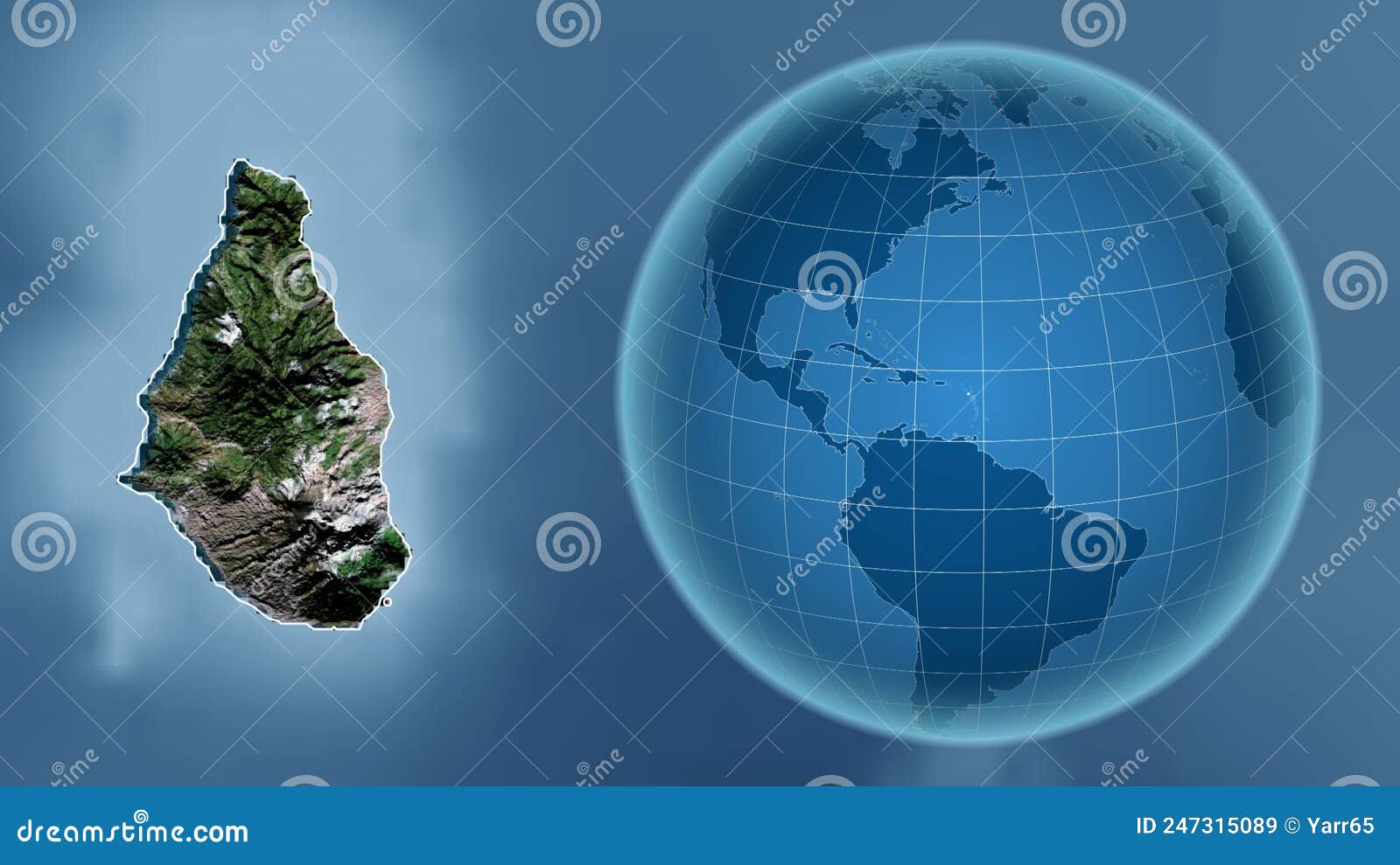 Montserrat and Globe. Satellite Stock Video - Video of atlantic ...