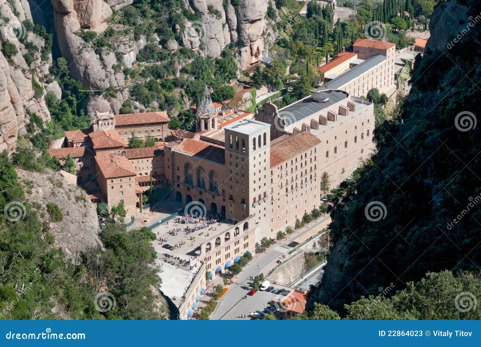 Montserrat Monastery/abbey,Catalonia,Spain Stock Image - Image of ...