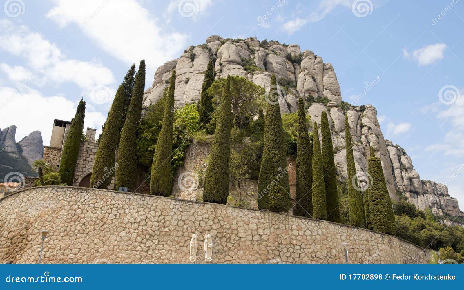 Montserrat Monastery, Catalonia, Spain Stock Photo - Image of tourist ...