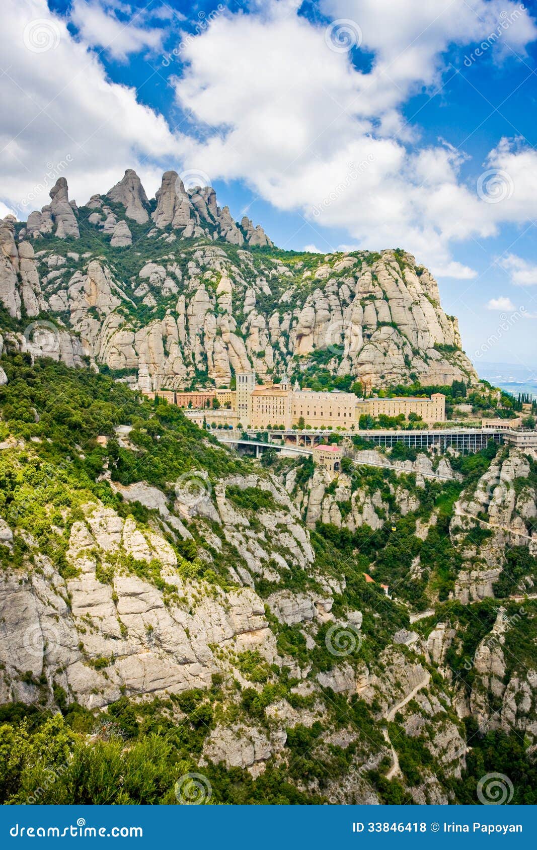 Montserrat Monastery, Catalonia, Spain Stock Photo - Image of monument ...