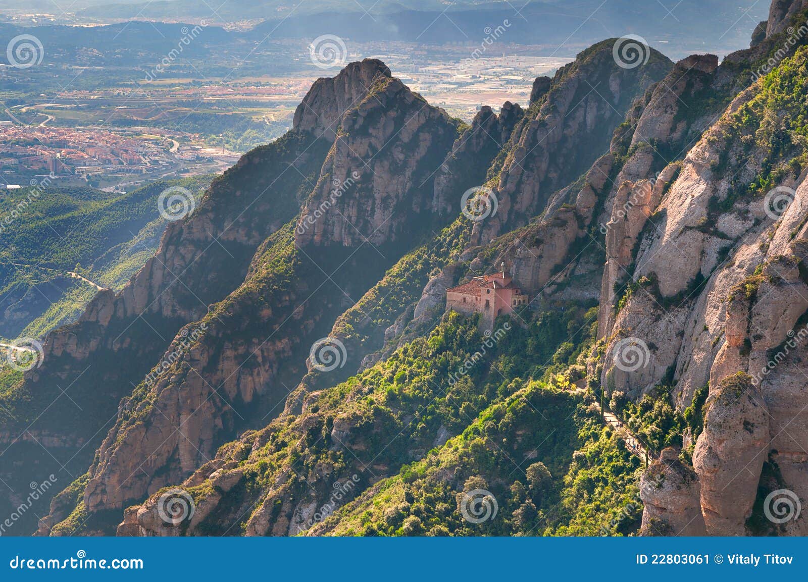 Montserrat Mountains, Spain Stock Image - Image of catalonia ...