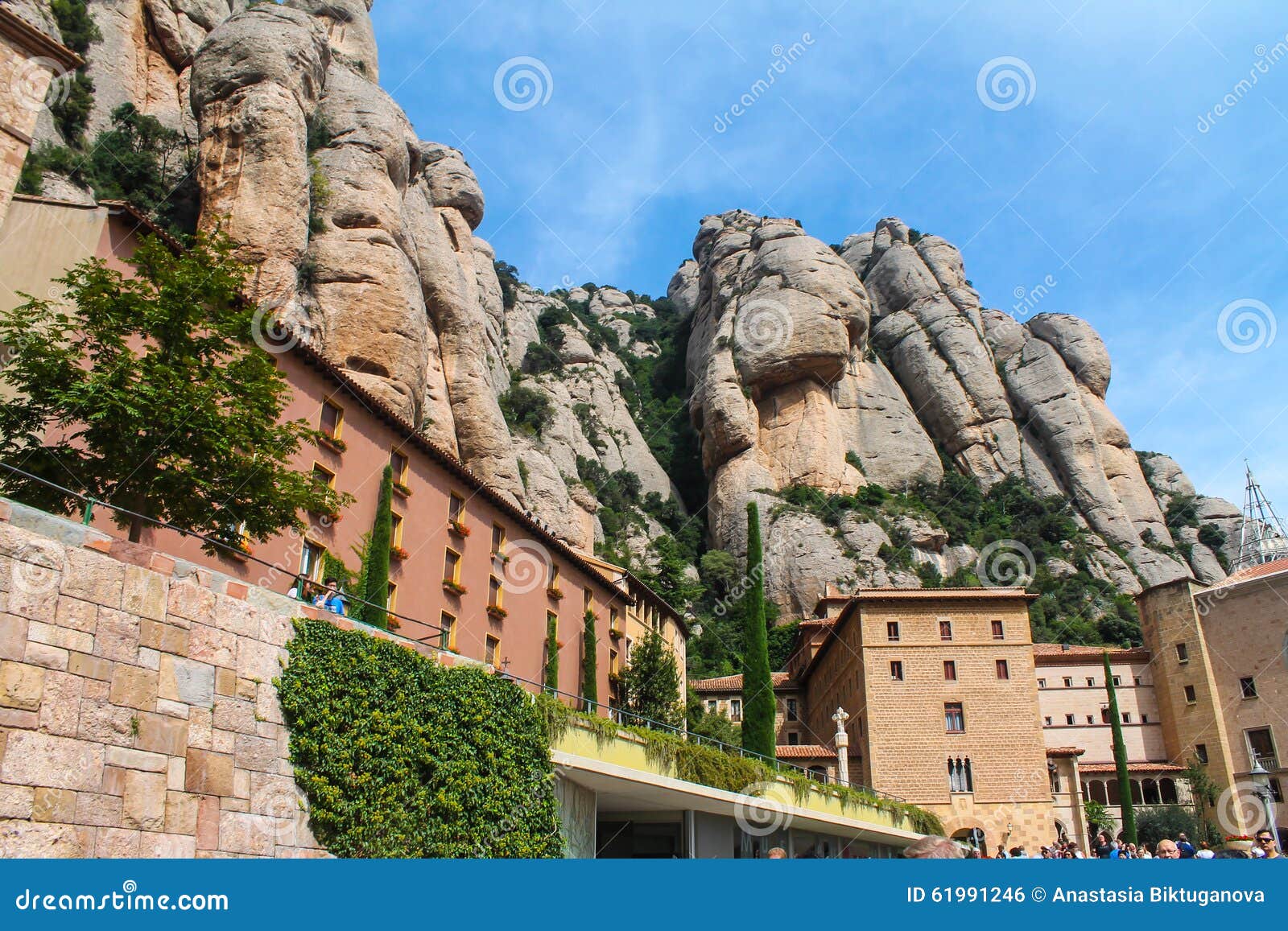 Montserrat editorial photo. Image of monastery, architecture - 61991246