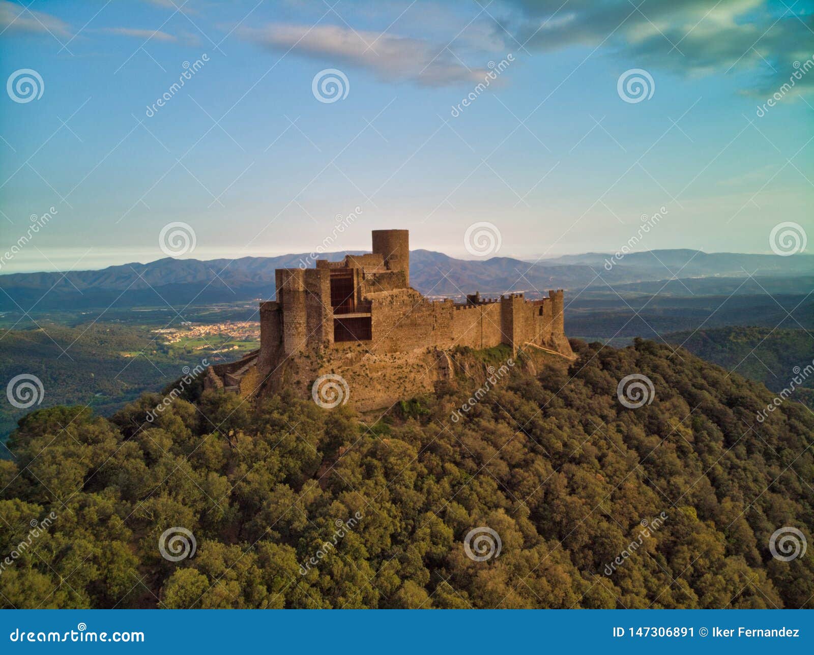 Montsoriu Castle Panorama Royalty-Free Stock Photography ...