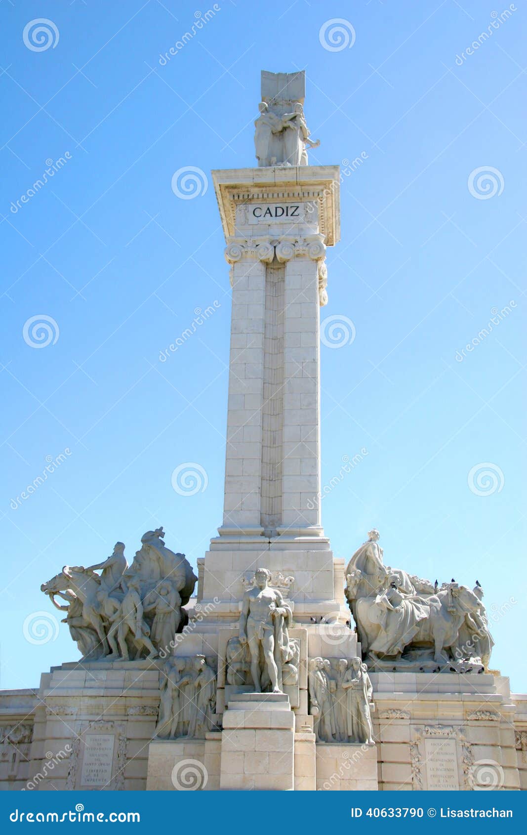 Monument à La Constitution De 1812, Cadix, Espagne Photo stock - Image ...