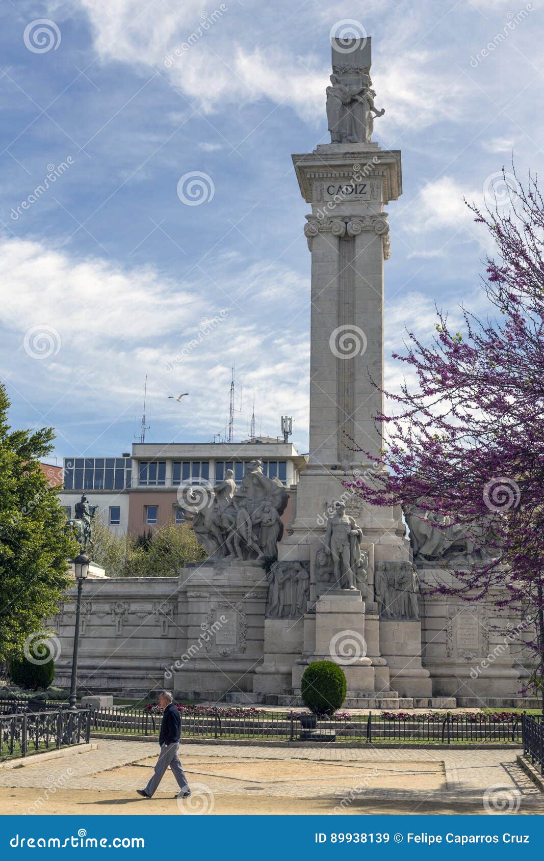 Monument à La Constitution De 1812, Cadix, Espagne Image stock ...