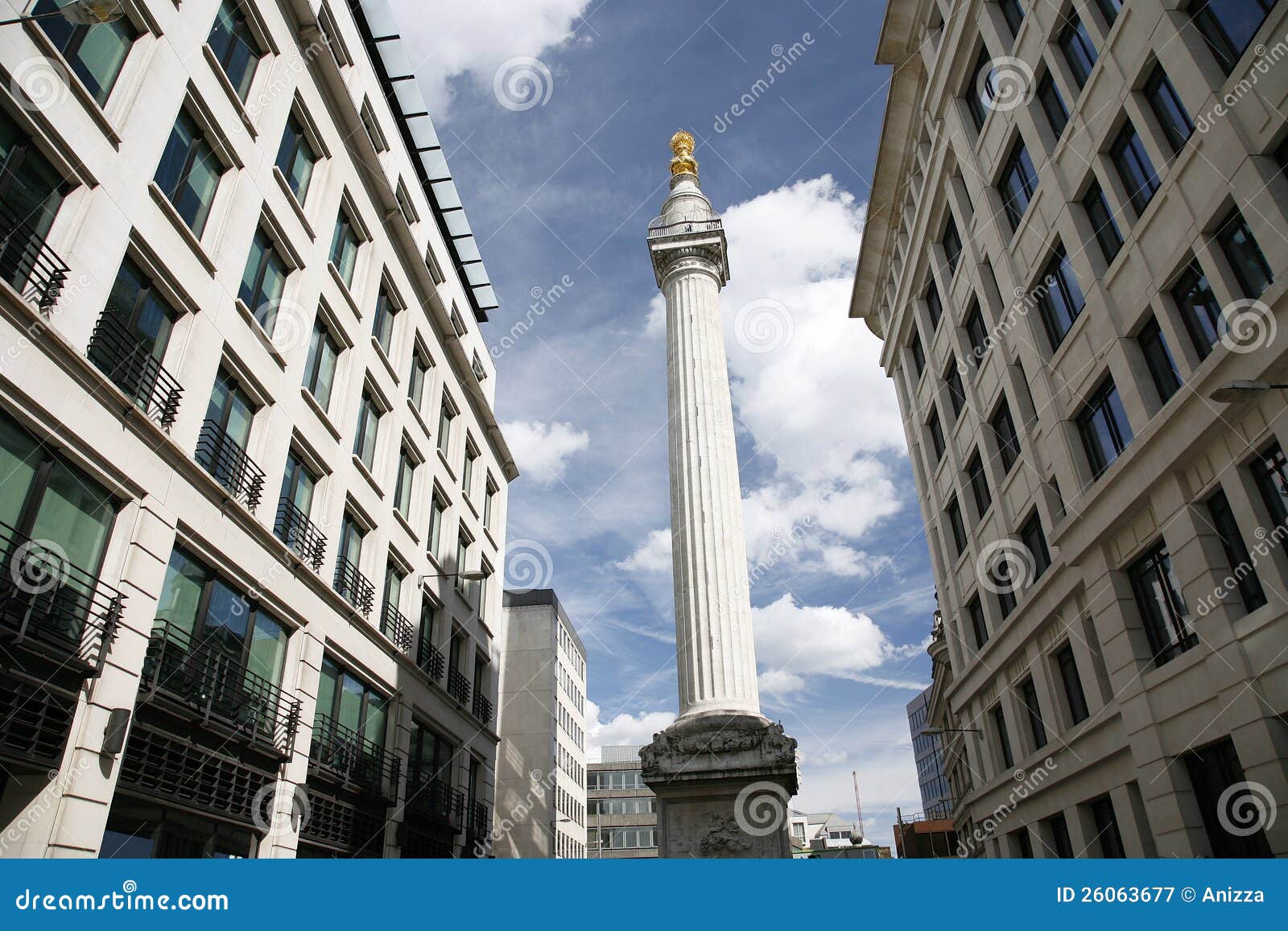 The Monument stock image. Image of commemorate, england - 26063677