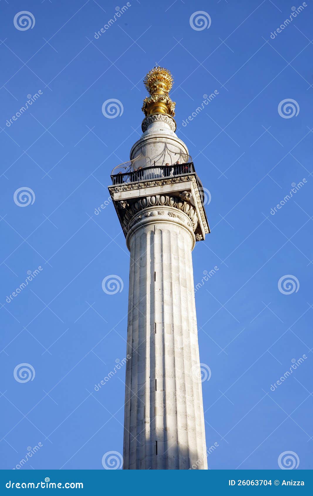 The Monument stock photo. Image of 1666, buildings, city - 26063704