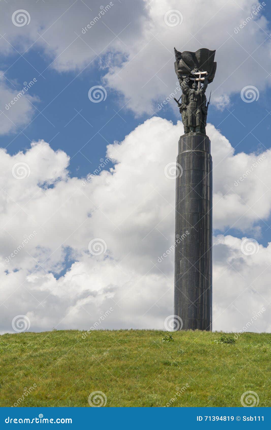 Monument Aan De Helden Van Bekendheid Stock Afbeelding - Image of ...