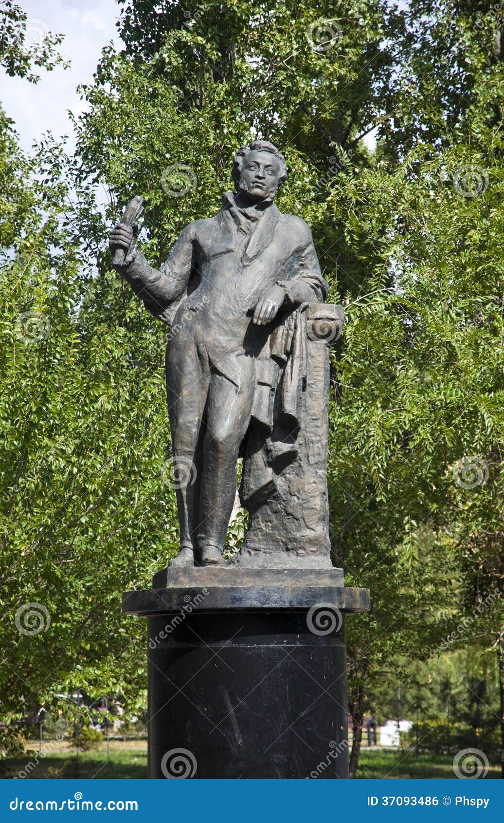 Monument of Alexander Pushkin Stock Photo - Image of statue, great ...