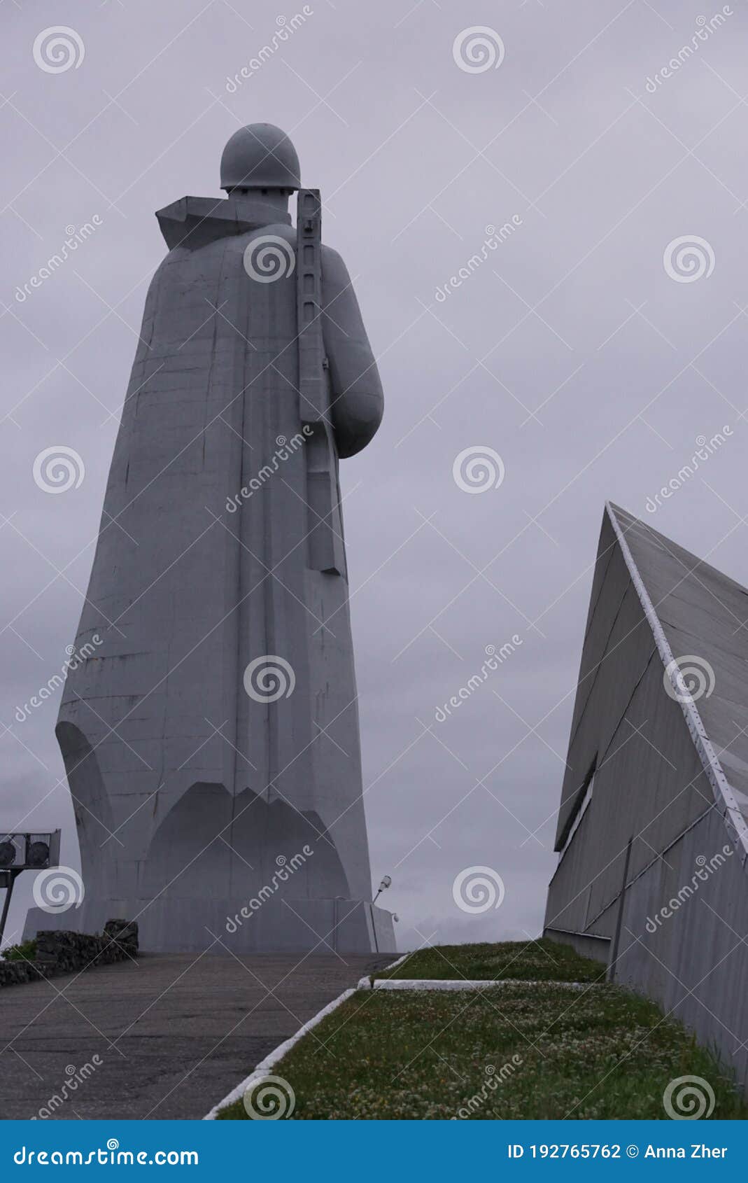 Monument Alyosha In The Hero City Of Murmansk Editorial Photography