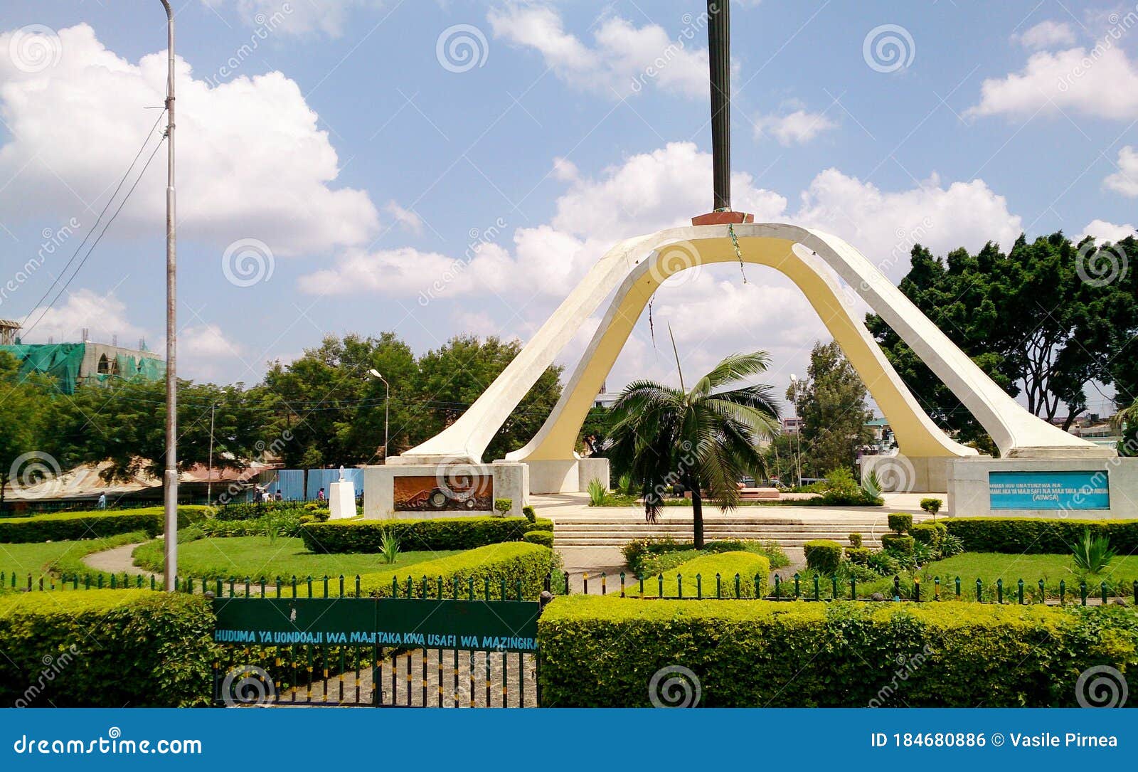 Monument in Arusha Tanzania Editorial Photo - Image of time, home ...