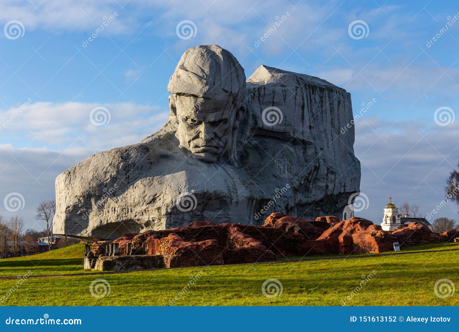 Monument Courage in Brest Fortress in Belarus Stock Photo - Image of ...