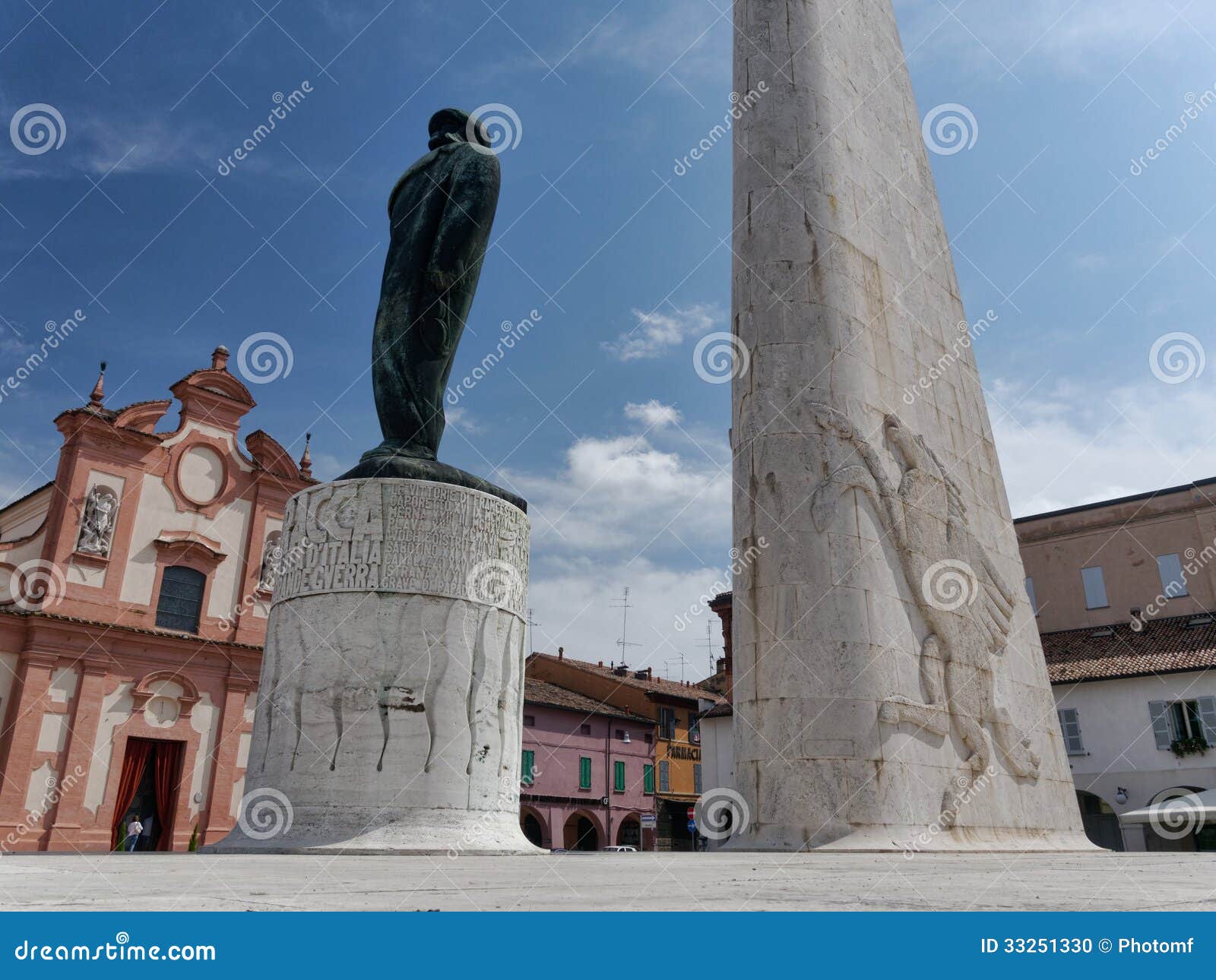 Monument De Francesco Baracca Image éditorial - Image du historique ...