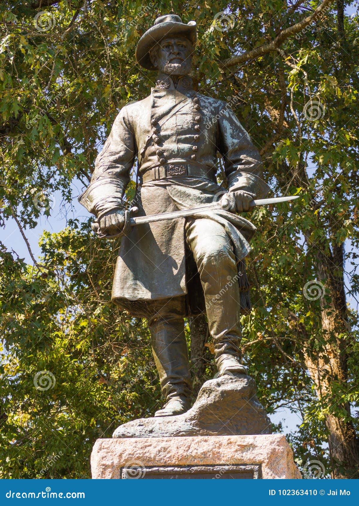 Monument De Stephen Dill Lee Civil War Image éditorial - Image du ...