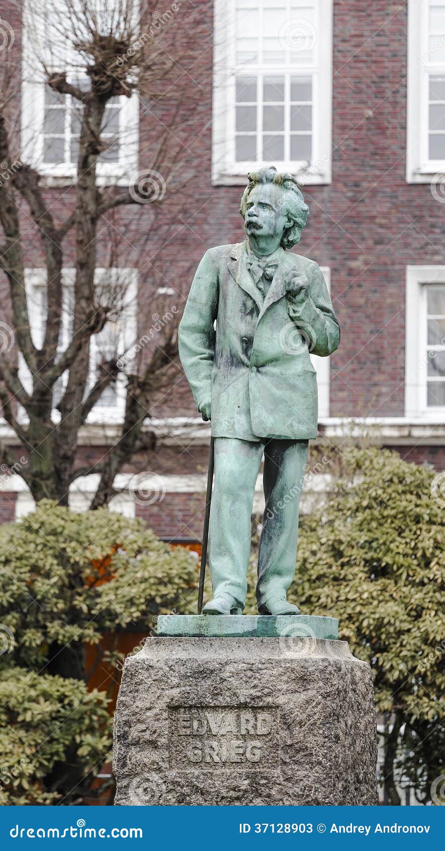 Monument Edvard Grieg Royalty-Free Stock Photo | CartoonDealer.com ...