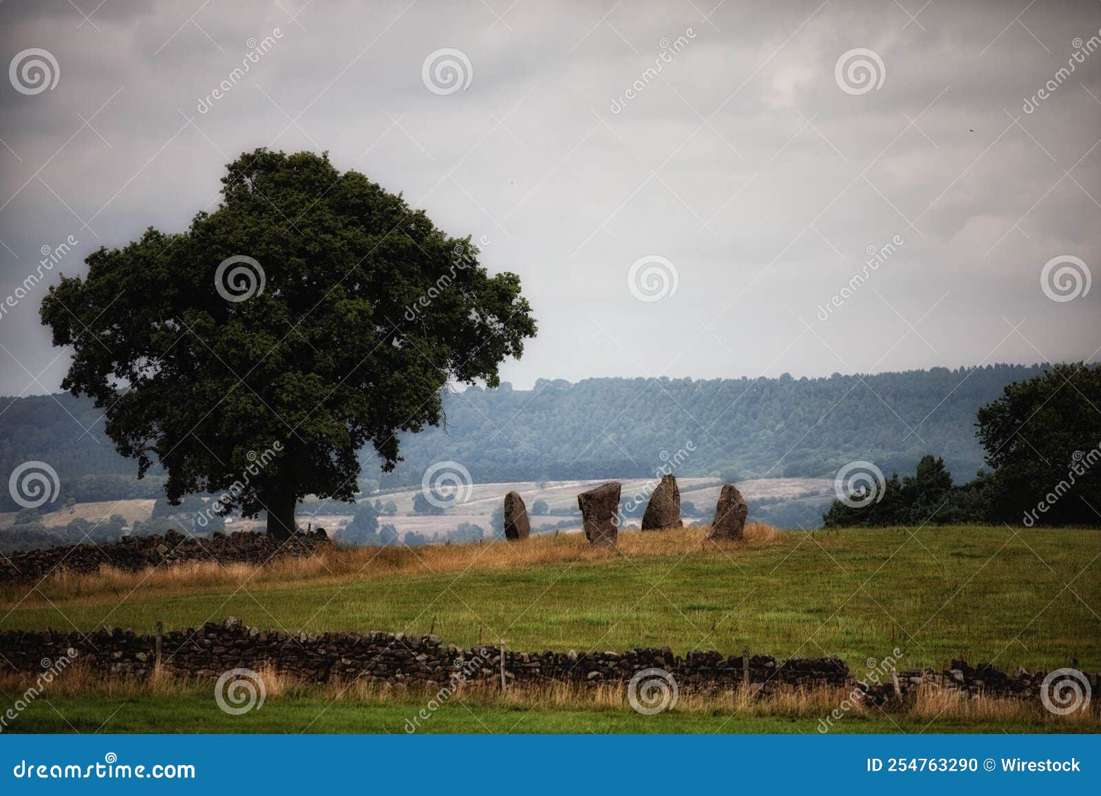 Monument with Four Remaining Stones. Nine Stones Close, Gray Ladies ... Monument with Four Remaining Stones. Nine Stones Close, Gray Ladies ...