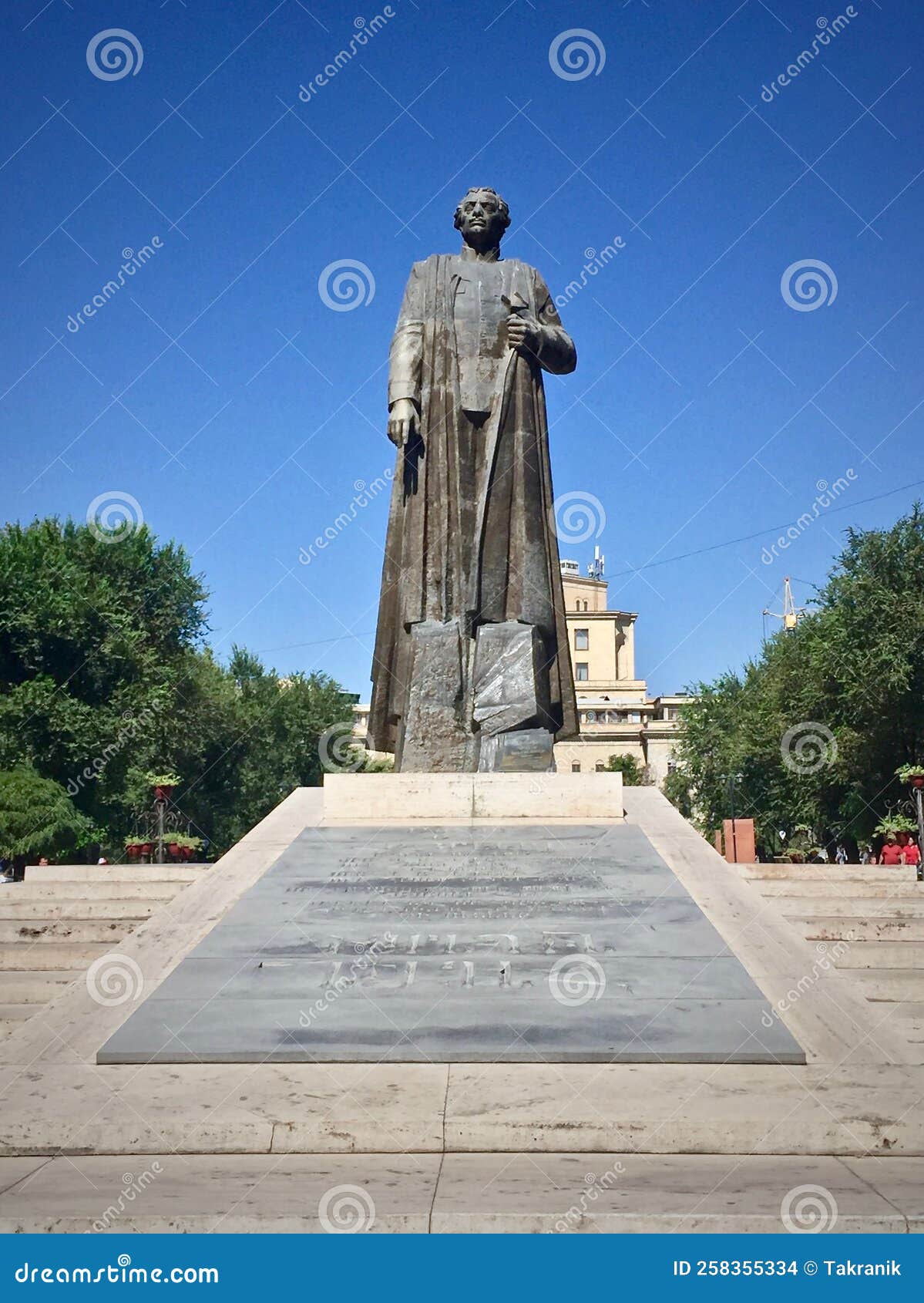 Monument of Garegin Nzhdeh in Yerevan, Armenia Editorial Stock Image ...