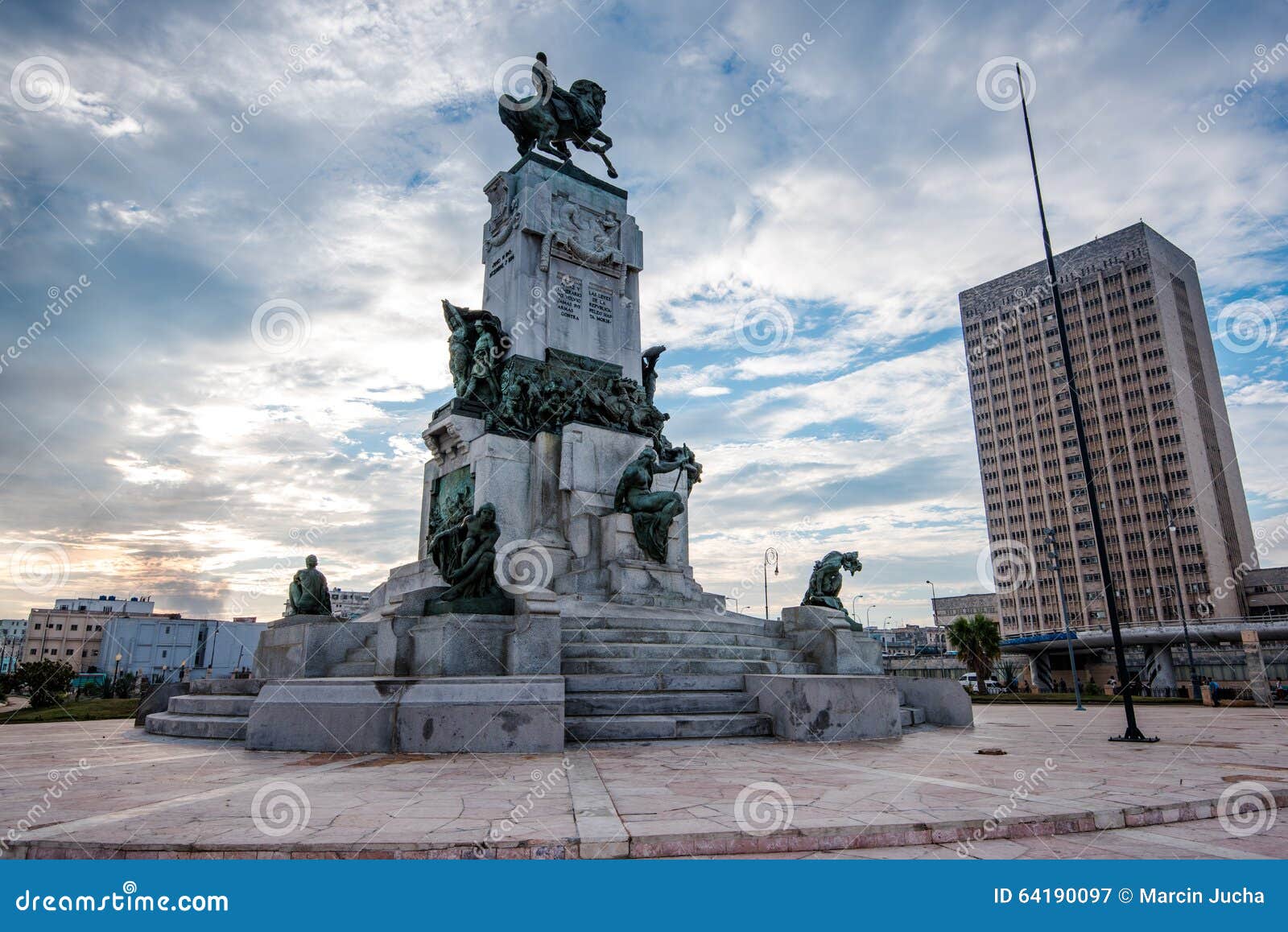 Monument in Havana, Cuba. stock image. Image of cuba - 64190097