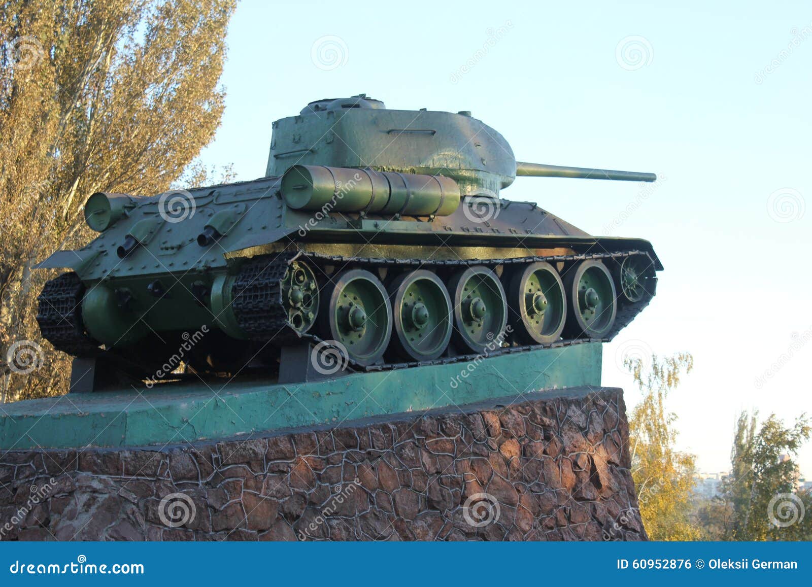 Monument historic tank stock photo. Image of courage - 60952876