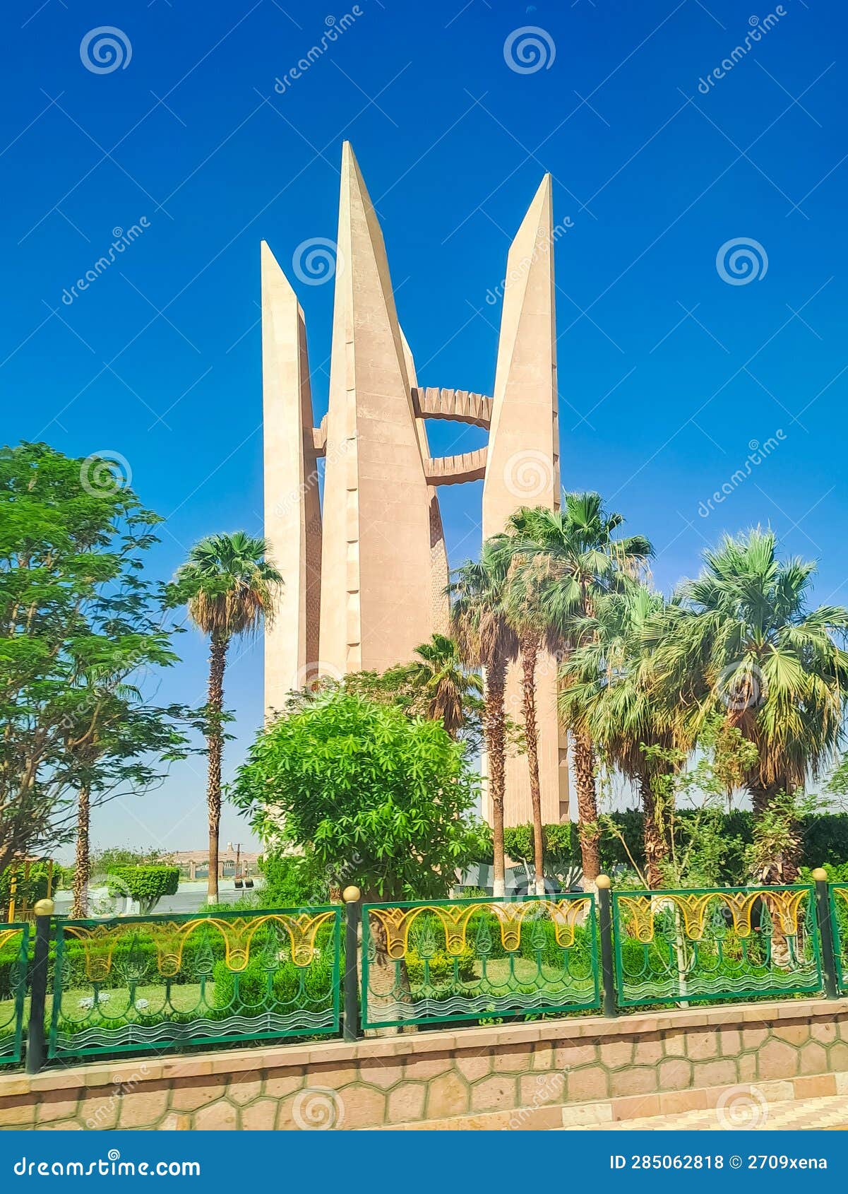 Monument in Honor of the Construction of a Dam on the Nile River in ...