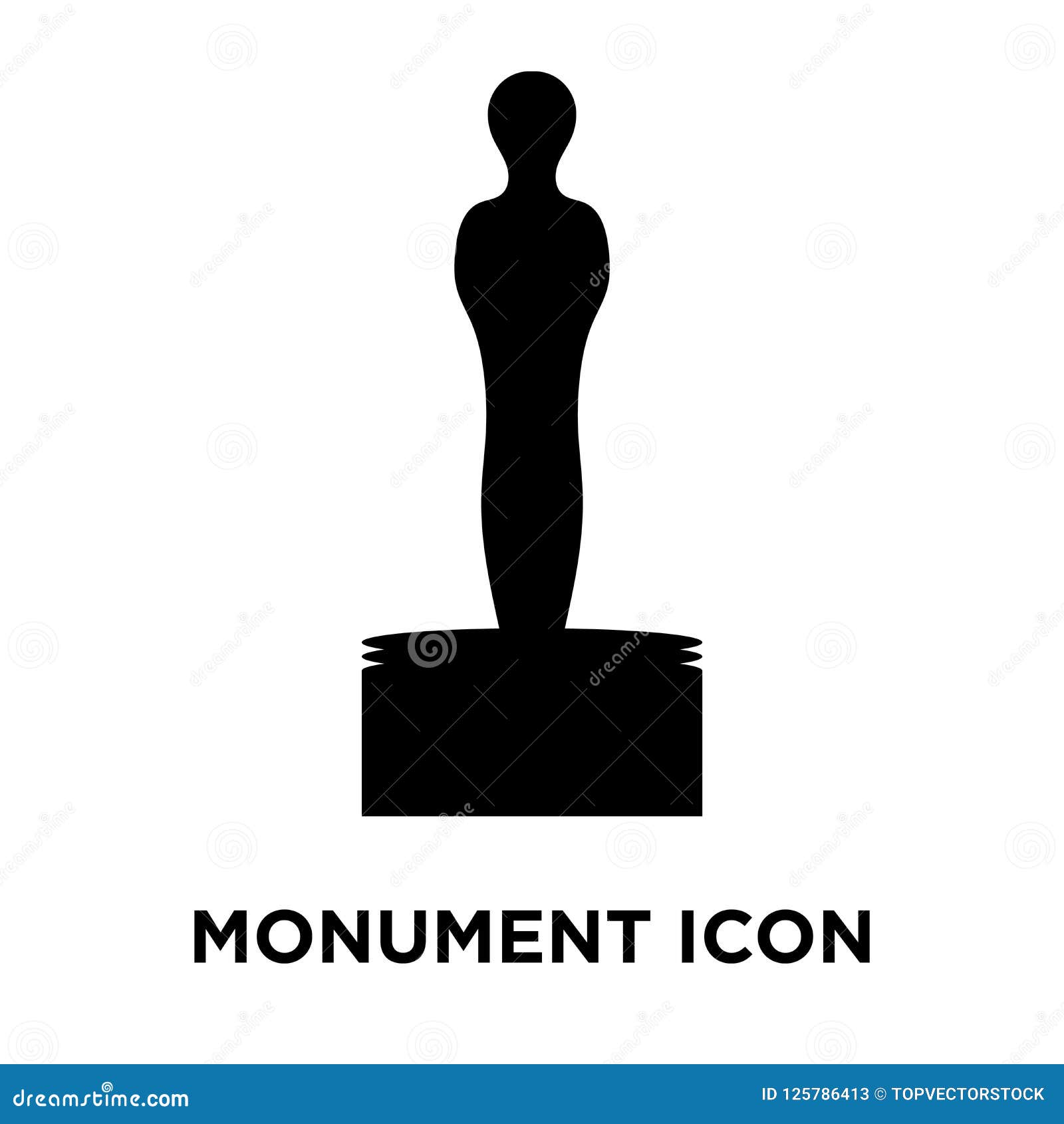 Monument Icon Isometric. Symbol Of Monumental Art. Famous National ...